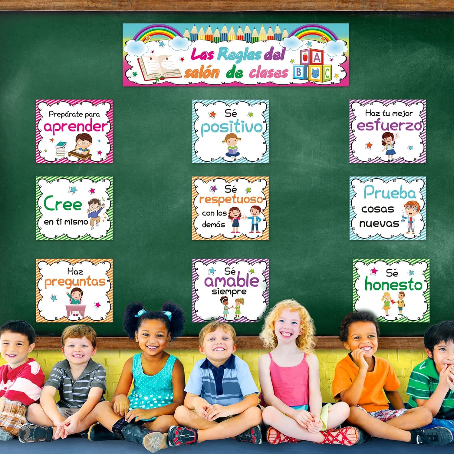 Buy Spanish Classroom Rules Posters Classroom Rules Bulletin Board ...