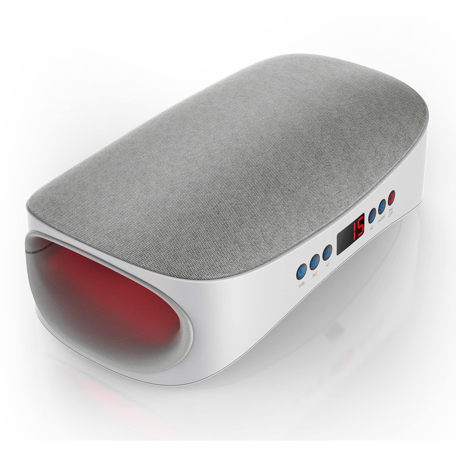 XINICBSER Double Hand Massager with Heat and Compression, Cordless Hand ...