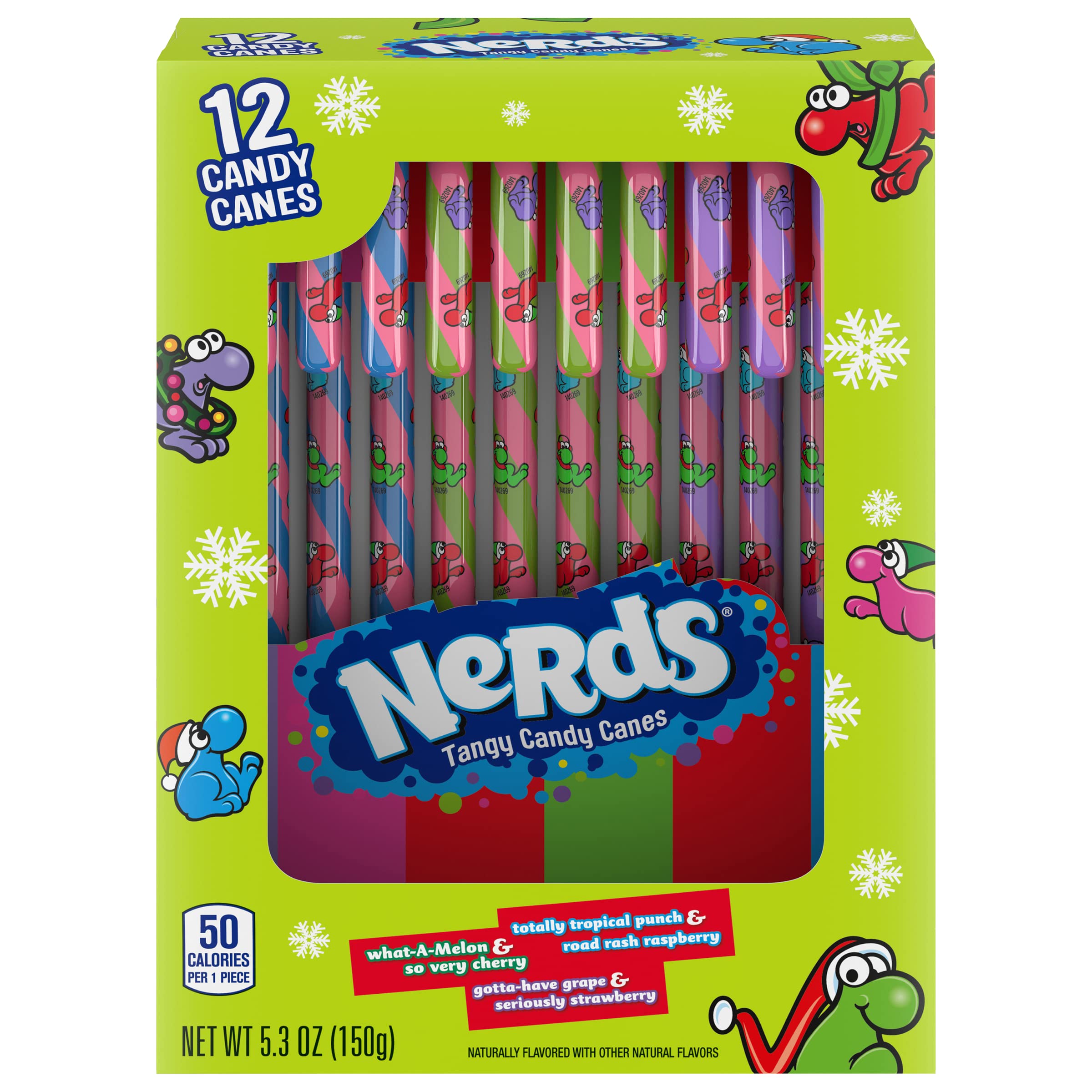 Snapklik.com : Nerds Holiday Candy Canes, Christmas Stocking Stuffers ...