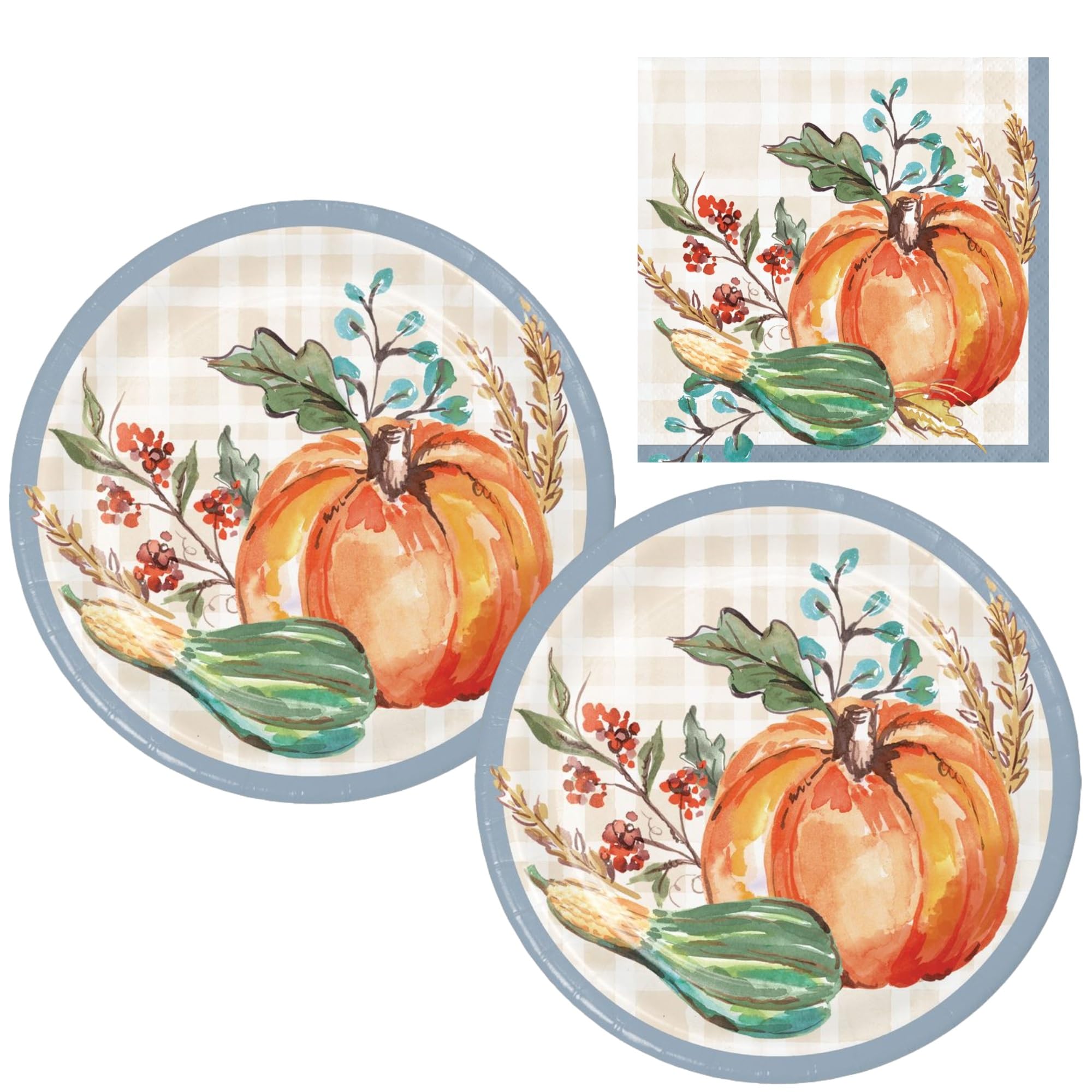 Amazon.com: Fall Pumpkin Harvest Party Supplies | Decadent Cornucopia ...