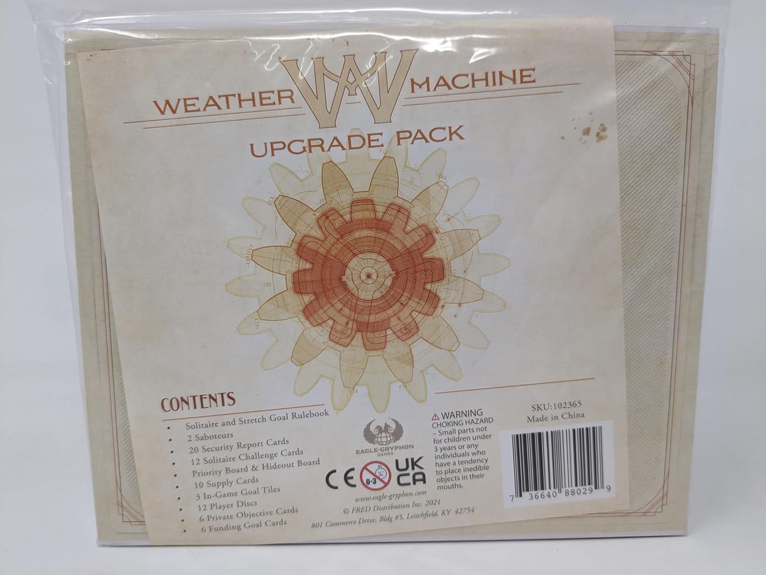 Amazon.com: Weather Machine Board Game Upgrade Pack with Metal Nobel ...