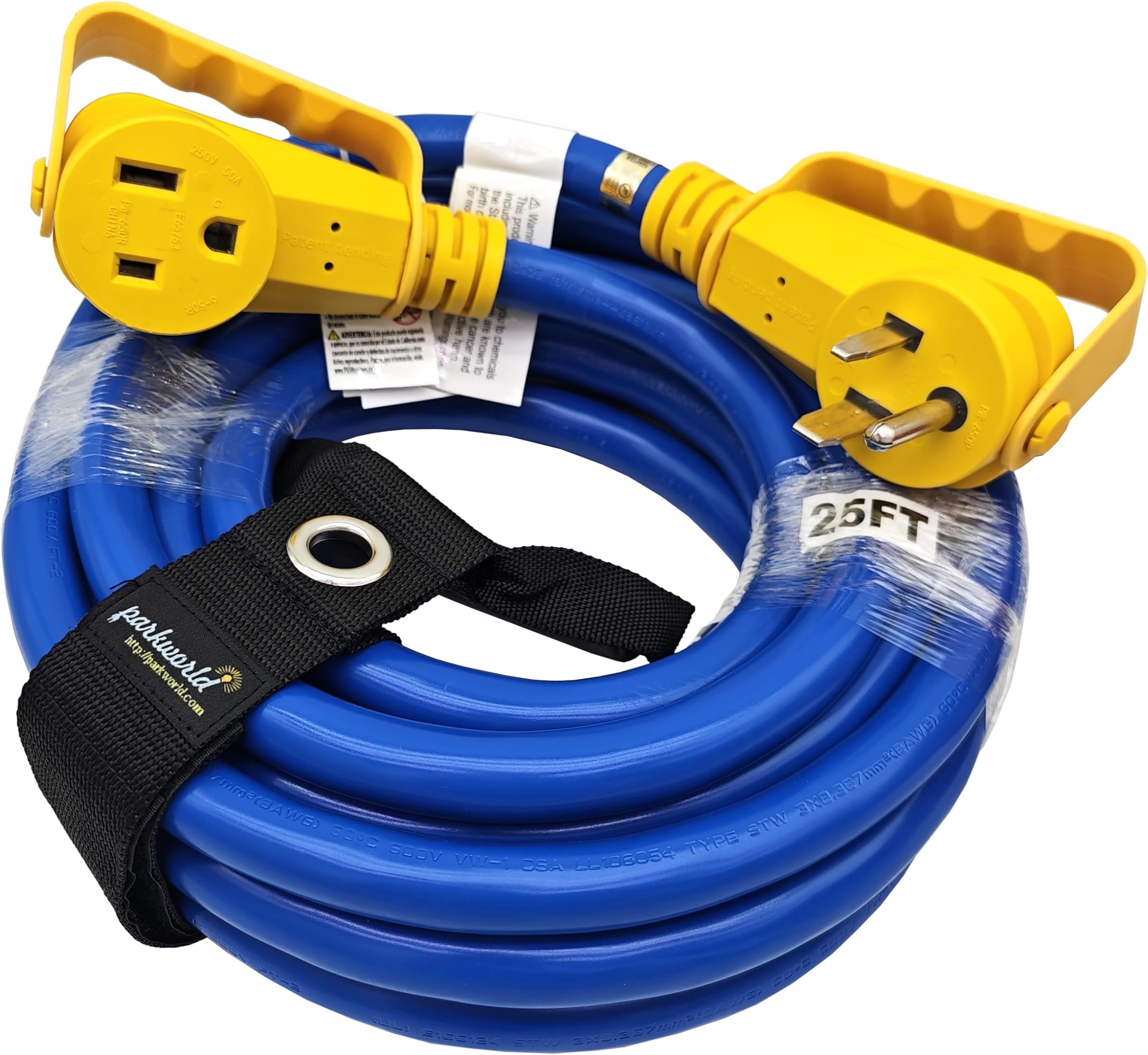 Parkworld Welder 3-Prong NEMA 6-50 Extension Cord (8AWG) Molded ...