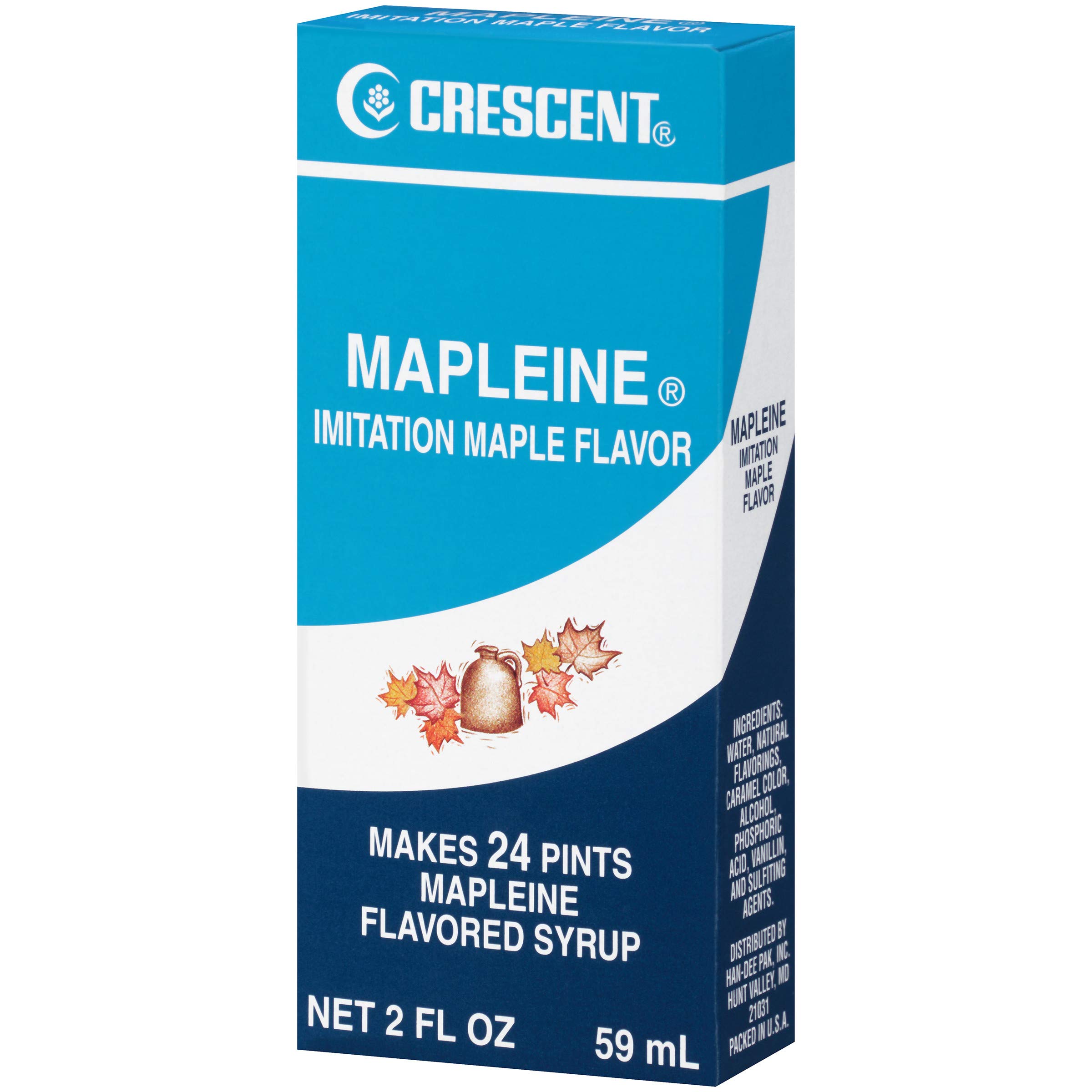 Amazon.com : Crescent Mapleine Imitation Maple Flavor, 2 fl oz ...