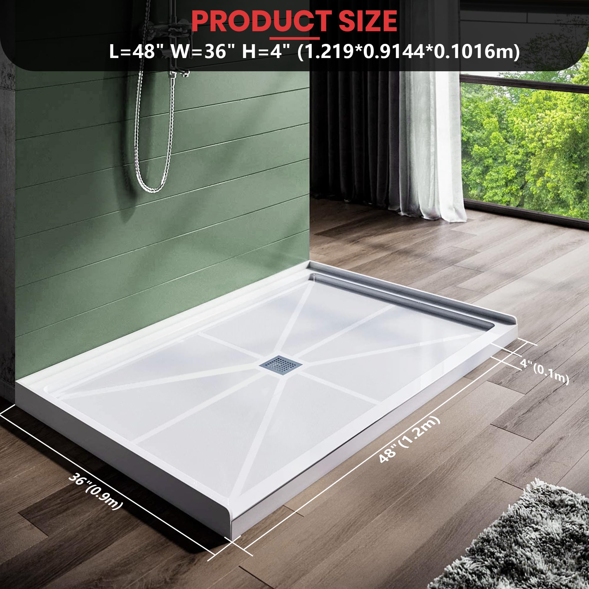 Bathroom Shower Base Sizes Build Your Custom Shower Base | Ella's