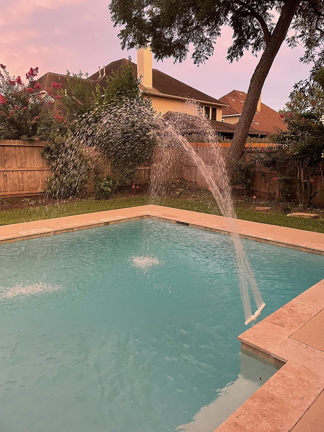 Amazon.com: SJR Shop Double Pool Fountain - Above Ground Pool Fountain ...