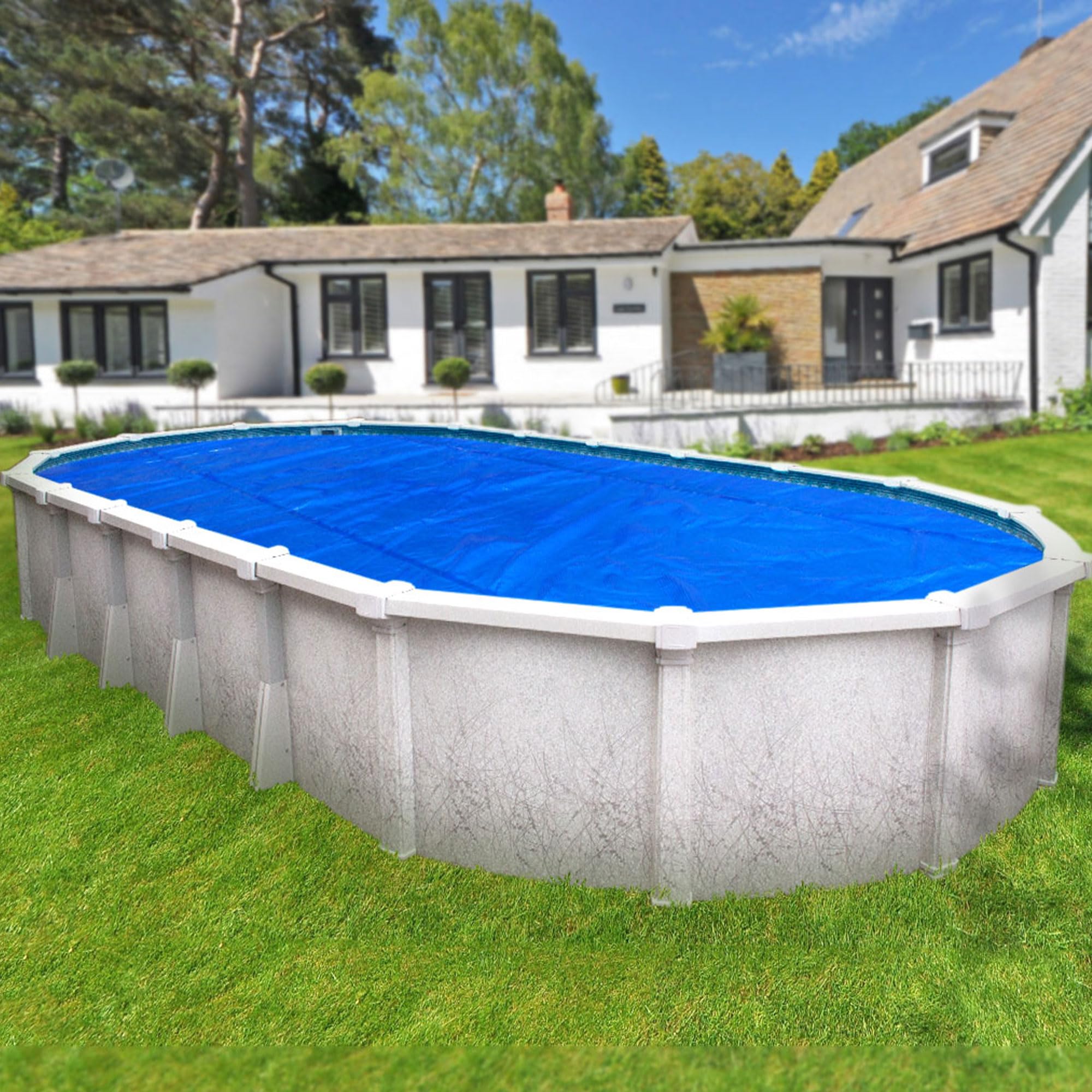 Snapklik.com : Spa Choice Crystal Blue 1833S-8 Box-CB Solar Pool Cover