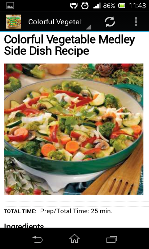 Vegetable Side Dishes Recipes Cookbook Vol 2 - App on Amazon Appstore