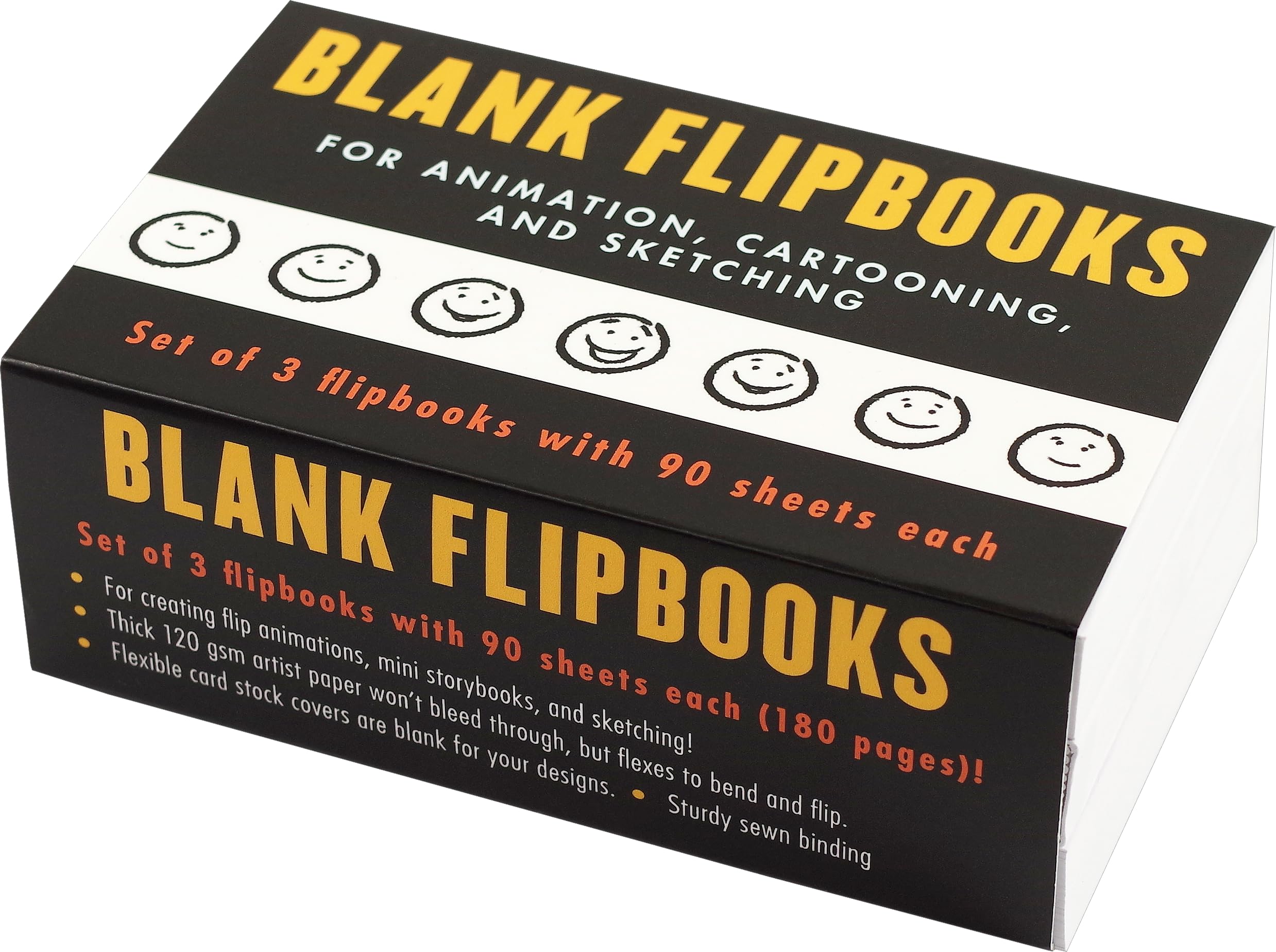 Amazon.com: Blank Flipbooks (3-pack) - Great for animation, sketching ...