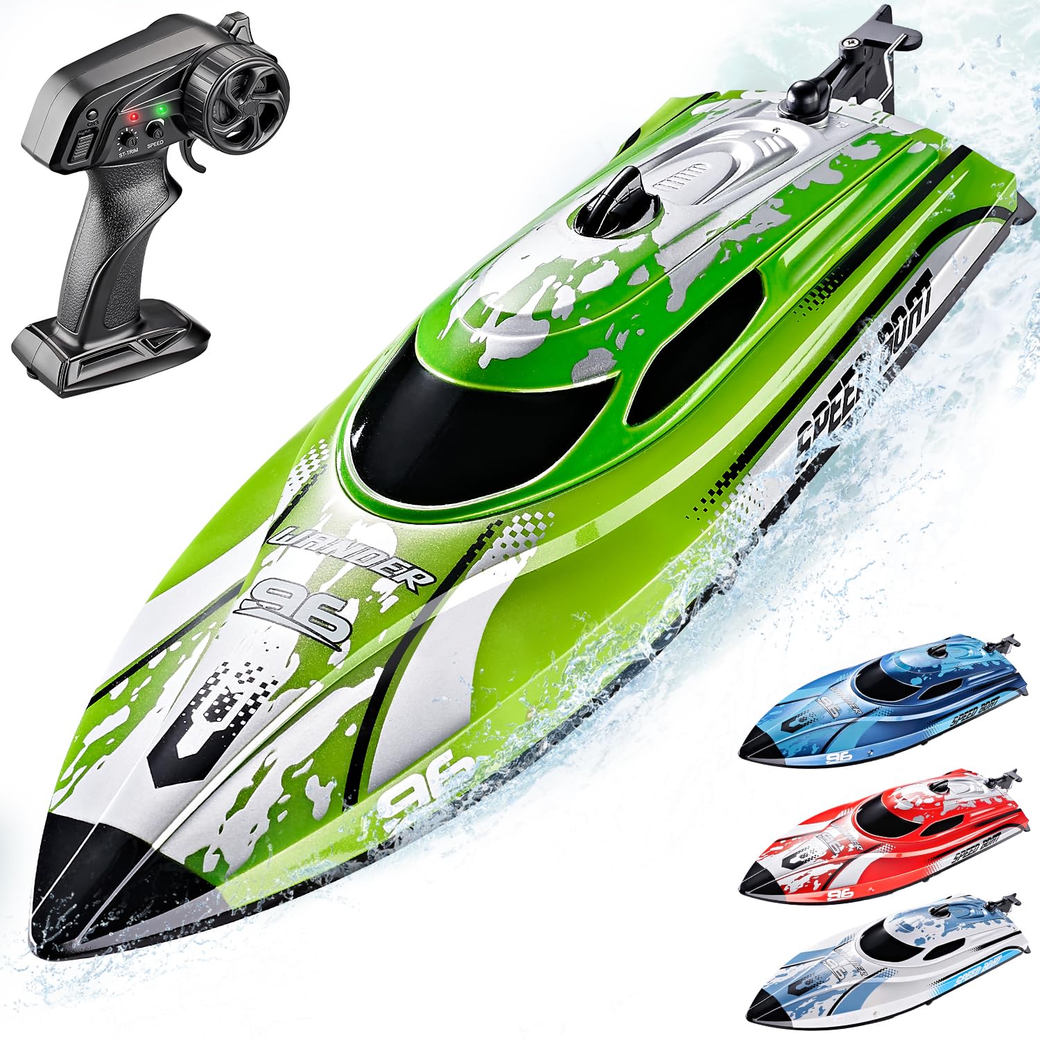 Amazon.com: BEZGAR RC Boat, 12 inch Remote Control Boat for Kids and ...