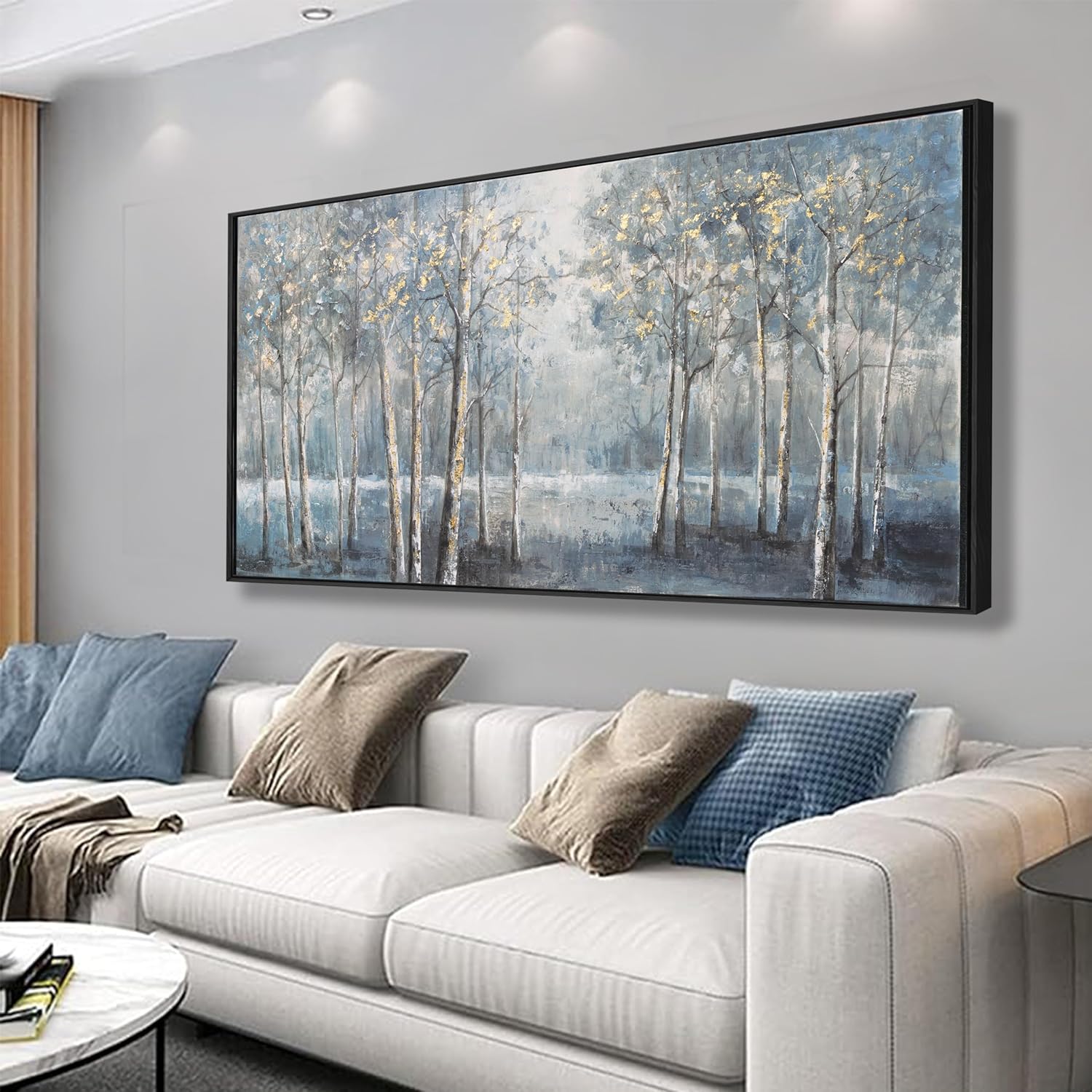 Amazon.com: Canvas Wall Art Modern Decor Framed Wall Decorations ...