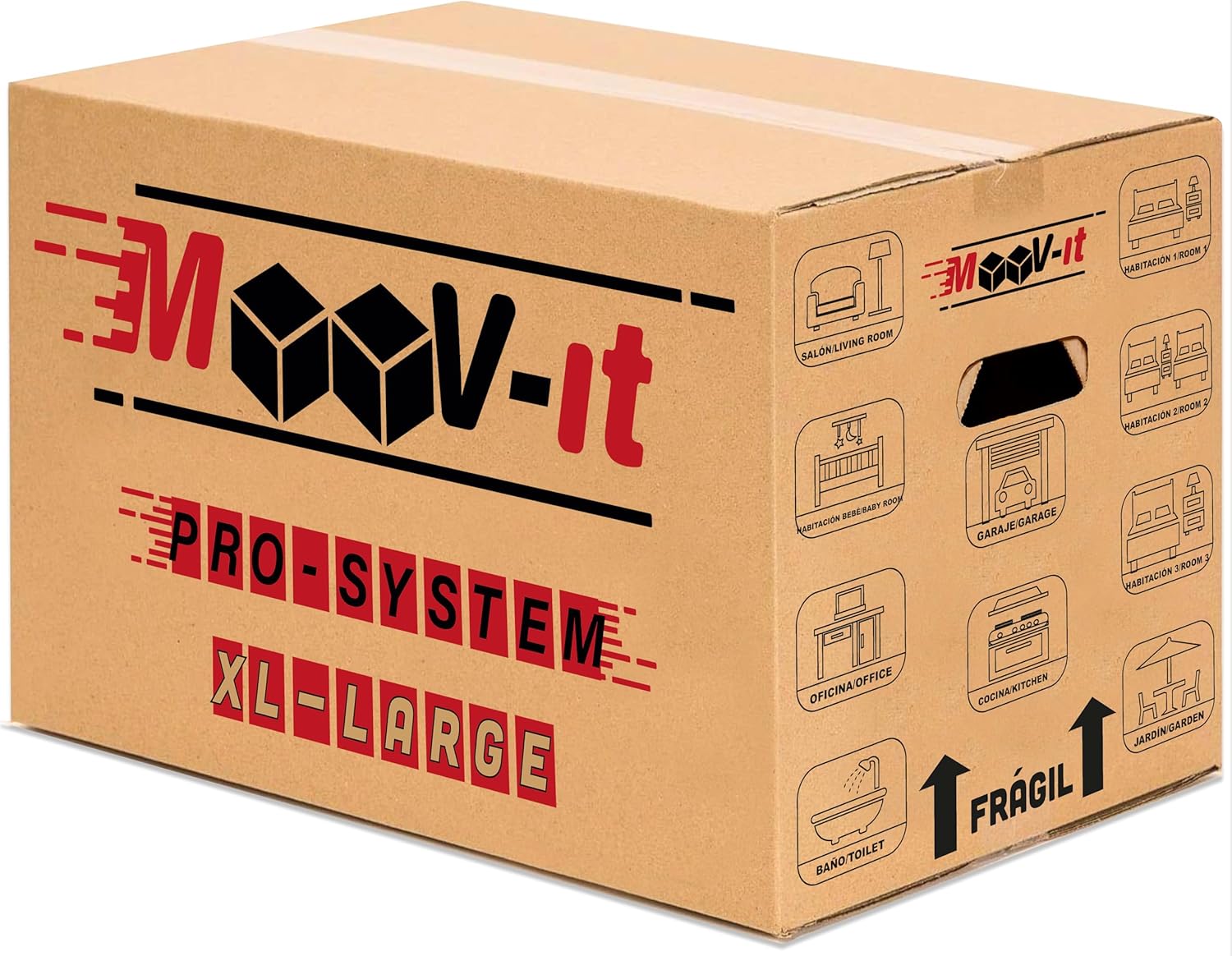 Amazon.com: Pack of Cardboard Moving Boxes, 20"x10"x10".Reinforced and ...