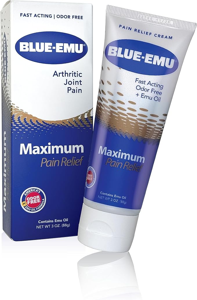 Amazon.com: BLUE-EMU Maximum Pain Relief Cream for Arthritis, Muscle ...