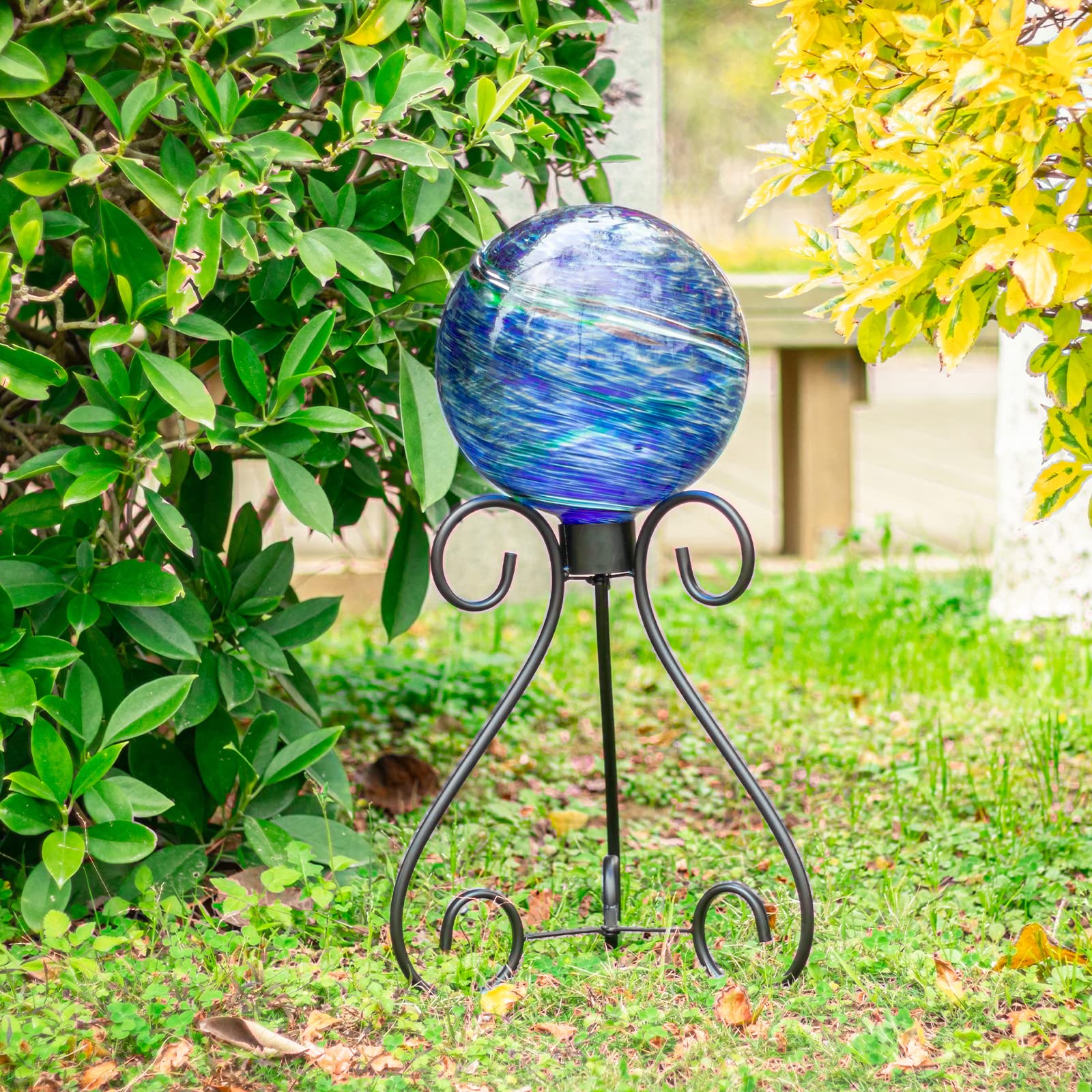 Gazing Ball Statue Stands Froggie Gazing Ball