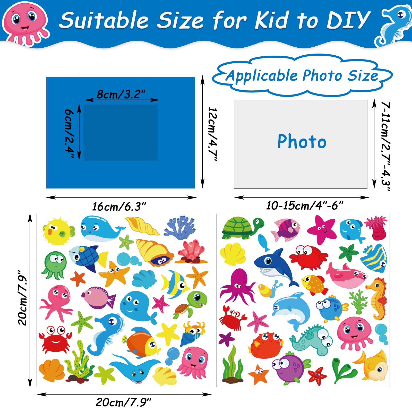 Fishbowl Crafts 24 Set Summer Fishbowl Craft Kit - Under The Sea ...