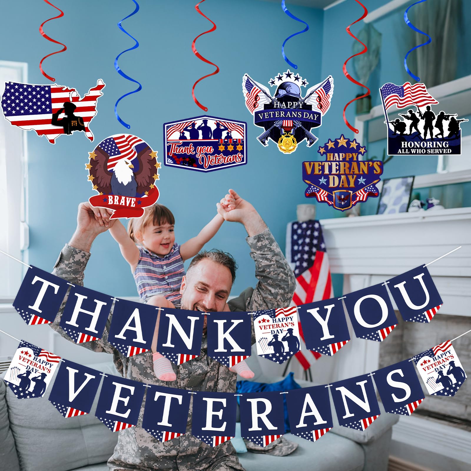 Veterans Day Banner Printable Memorial Day Banner {Veterans Day} By