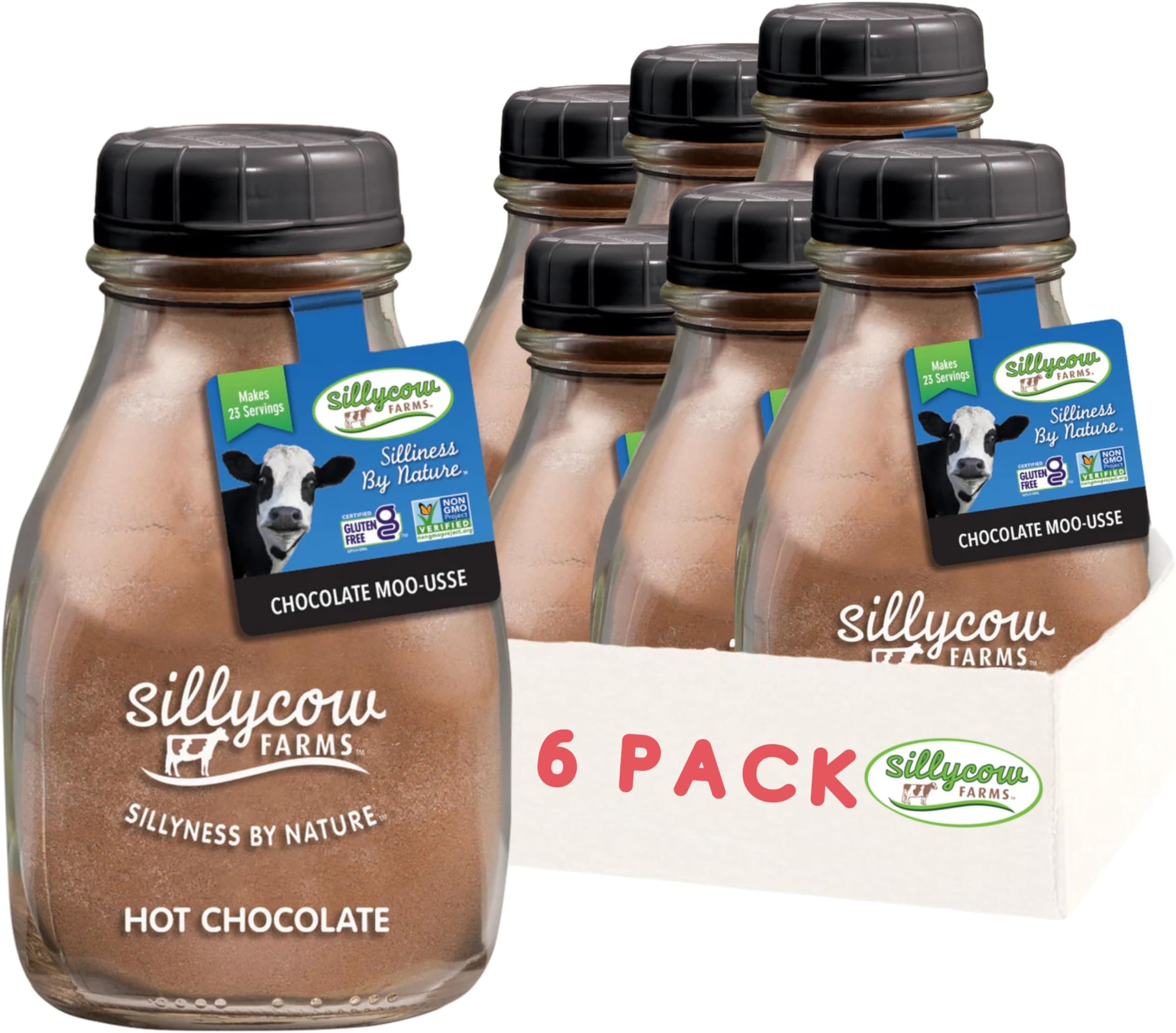 Amazon.com : Silly Cow Farms Hot Chocolate Moo usse Mix Rich Chocolate ...