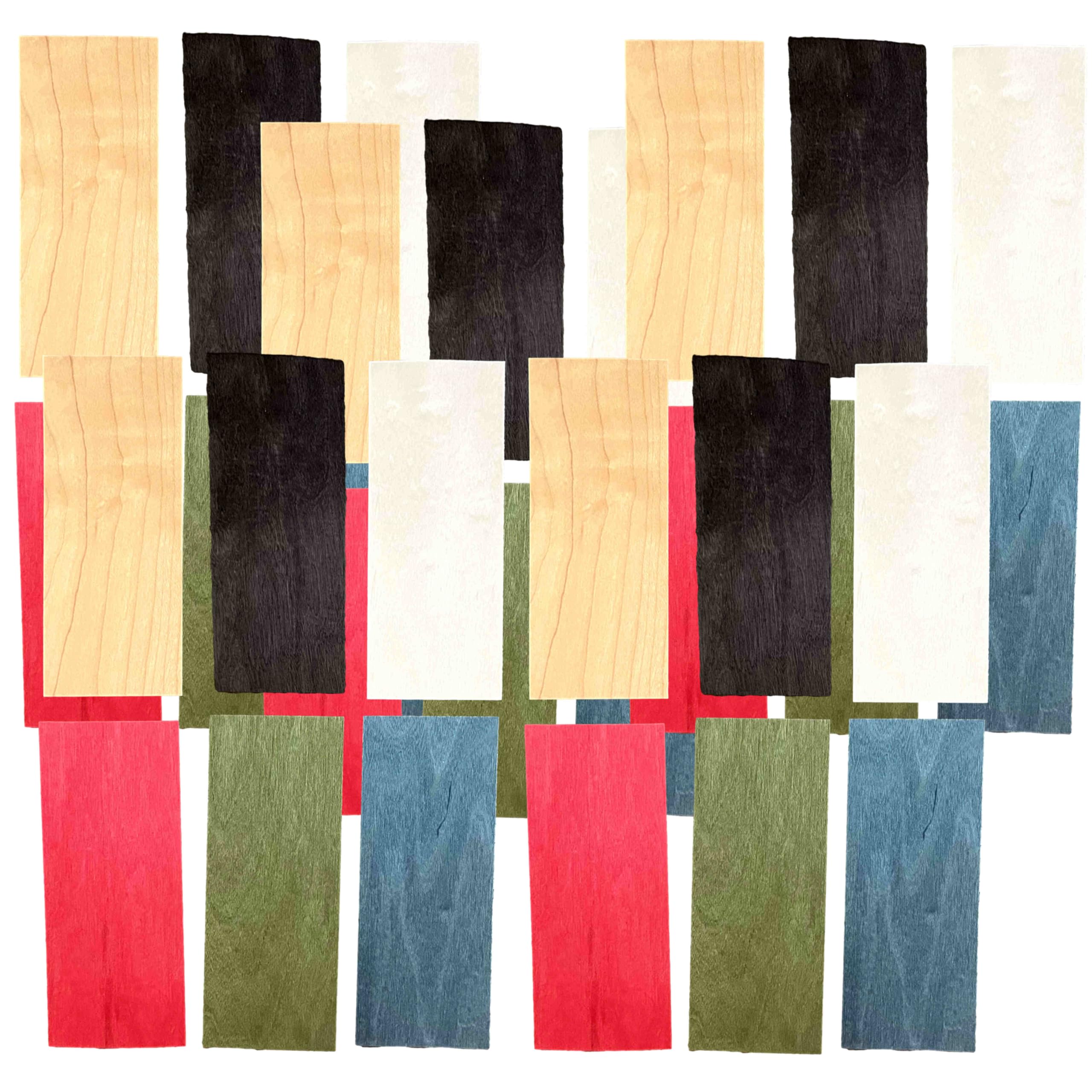 Amazon.com: Noahwood Pro Fingerboard 30 pieces Maple Veneer Fingerboard ...