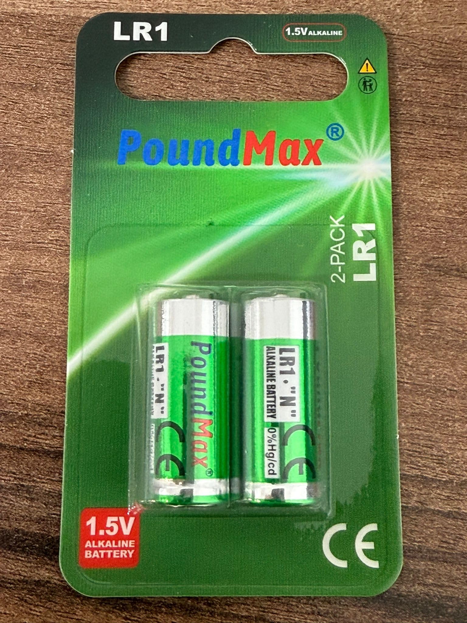 2 X 910A LR1 N Type MN9100 1.5V PoundMax Alkaline Batteries: Amazon.co ...