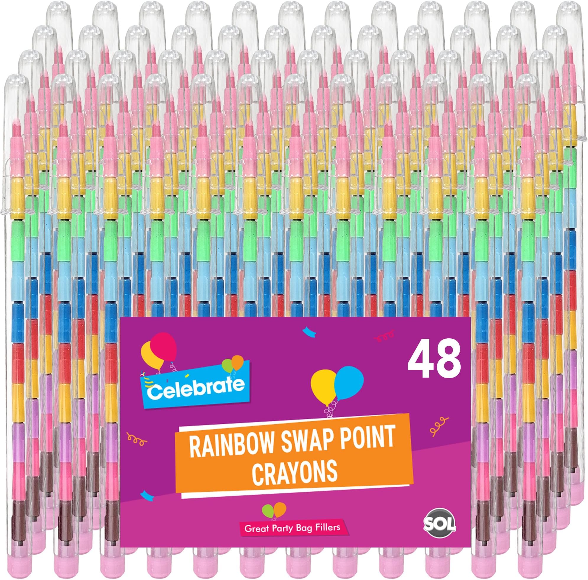 Henbrandt 20 Crayons with 11 Swap Points Pencil Multi Colour Crayon ...