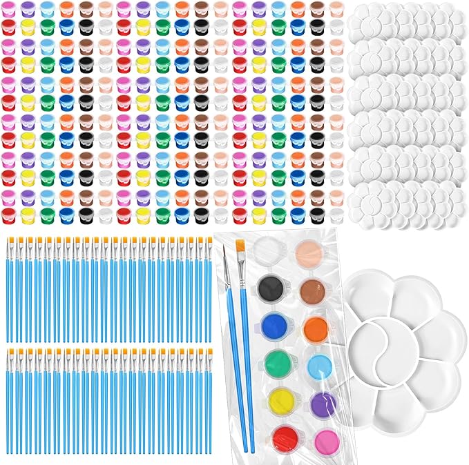 Amazon.com: Fulmoon 720 Pcs Acrylic Paint for Kids Adults 48 Sets ...