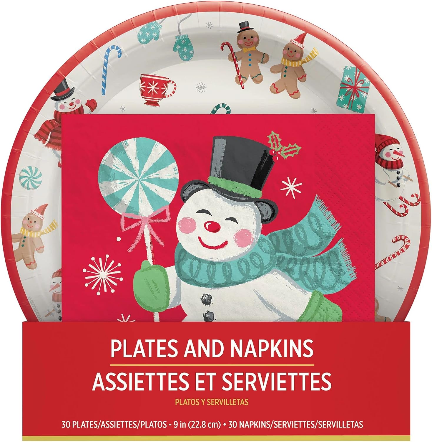 Paquete de Valor de Torno Red & White Peppermint Twist - 9" (60 Piezas ...