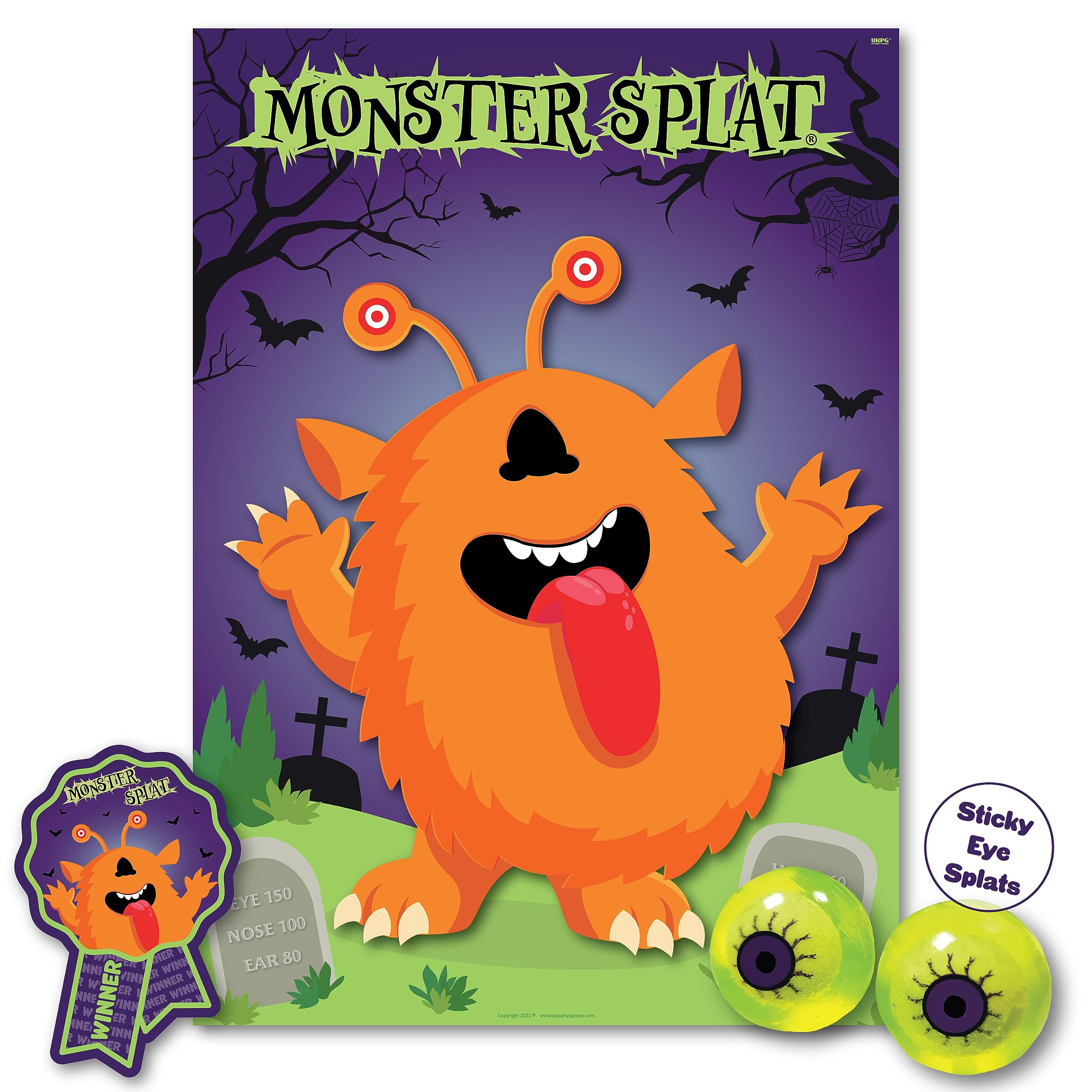 Halloween Party Game – MONSTER SPLAT | Unlimited Players | Winner Prize ...