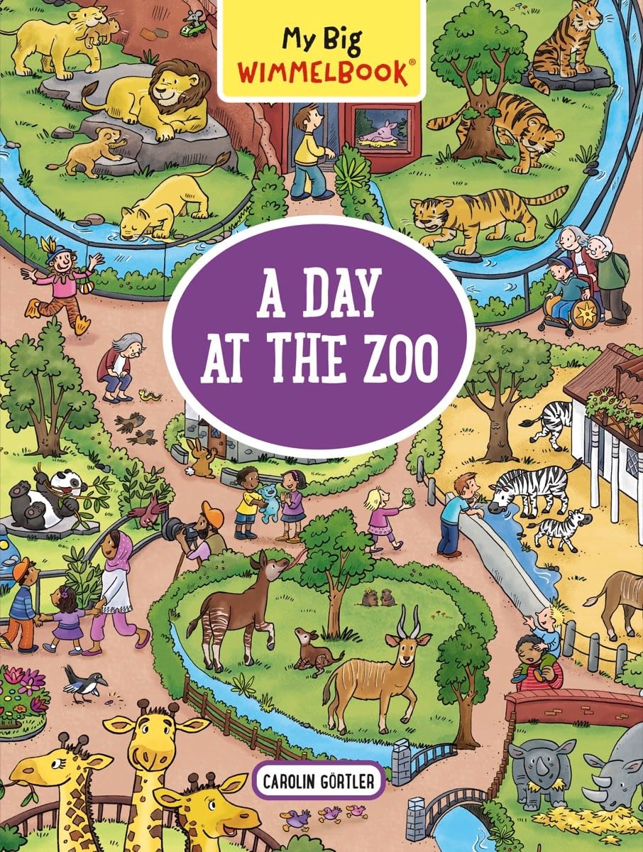 My Big Wimmelbook® - A Day at the Zoo: A Look-and-Find Book (Kids Tell ...