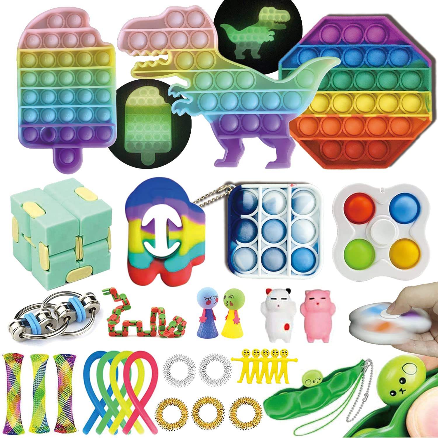 Buy gigididi Fidget Toys Set, Fidget Toy for Adults and Kids, Sensory ...