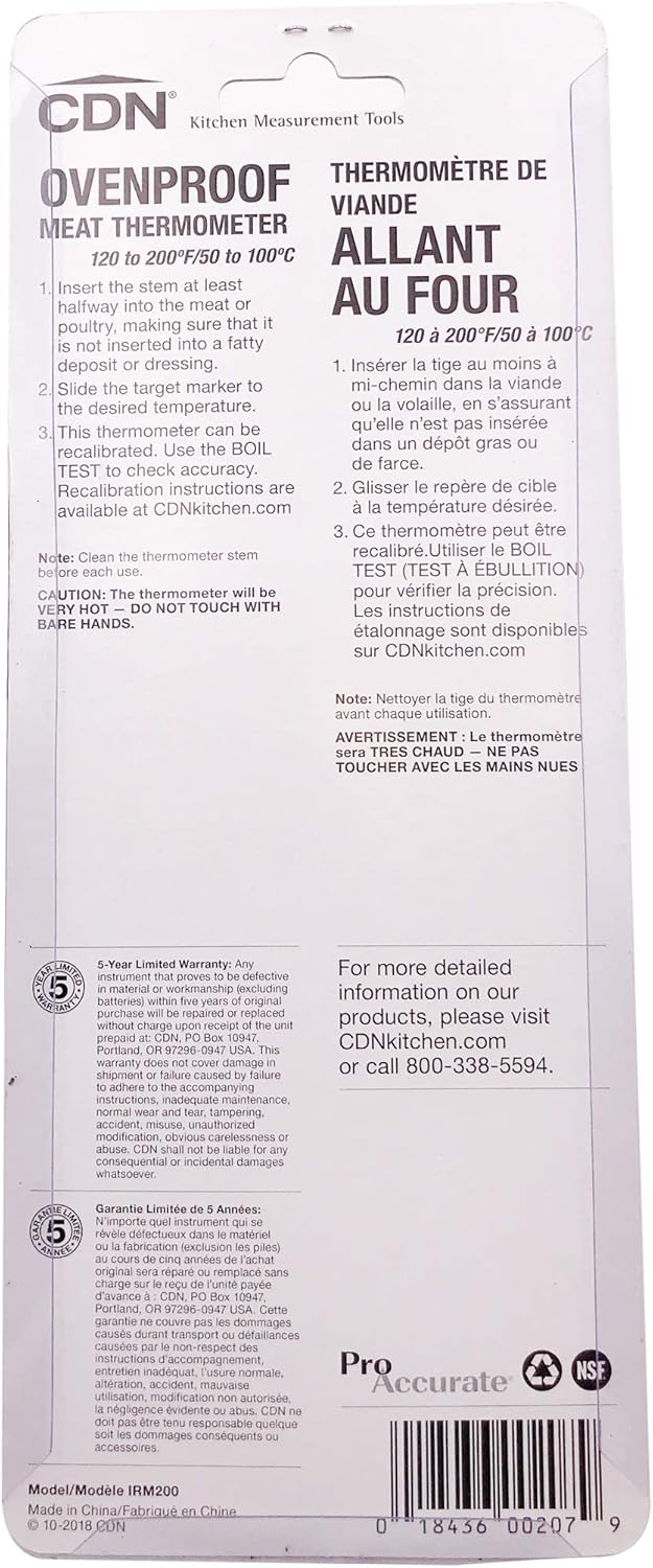 Review CDN ProAccurate Extra Large Dial Meat & Poultry Thermometer, 1 ...