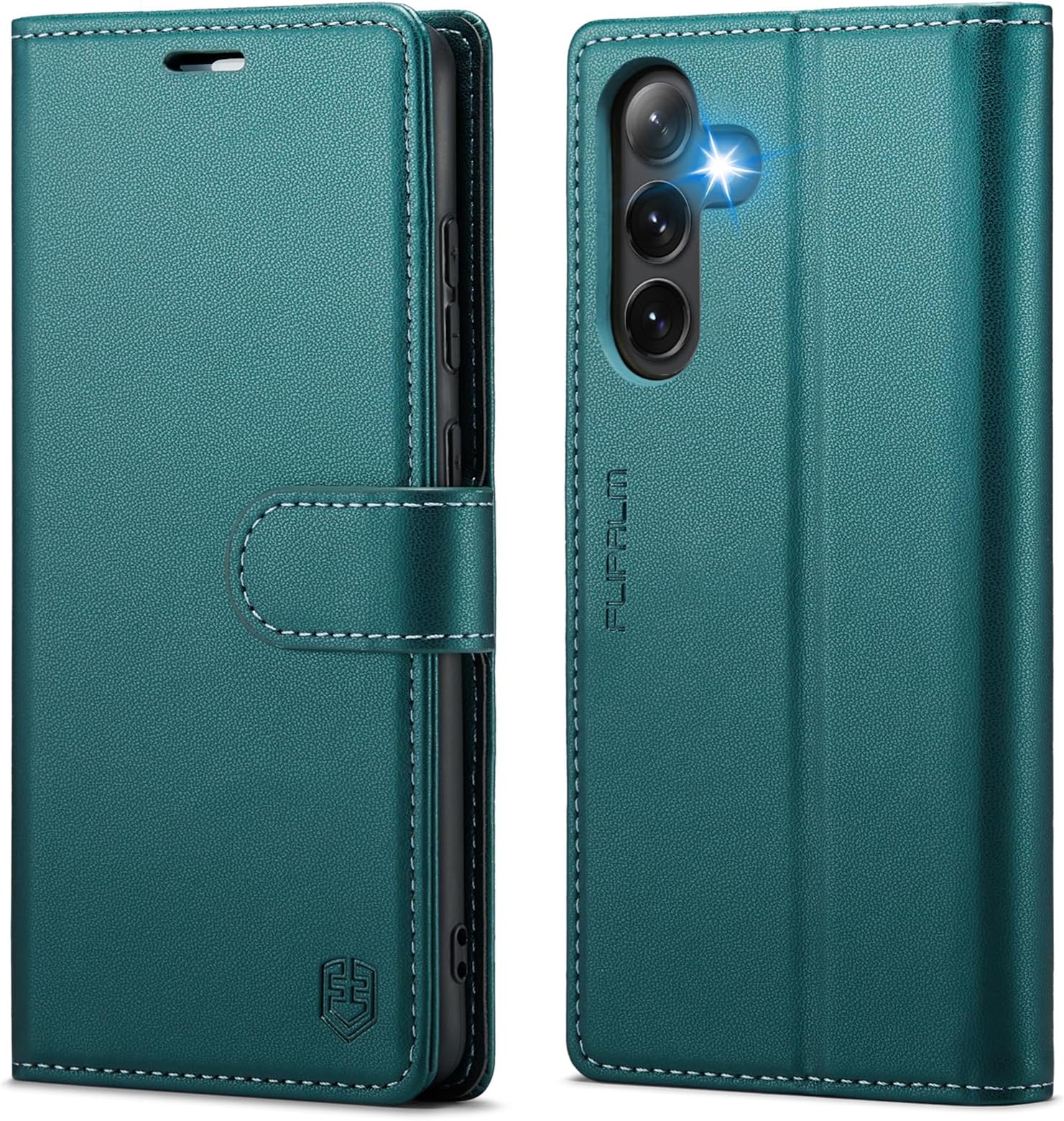 Amazon.com: FLIPALM Wallet Case for Samsung Galaxy S24 Plus/S24+, RFID ...