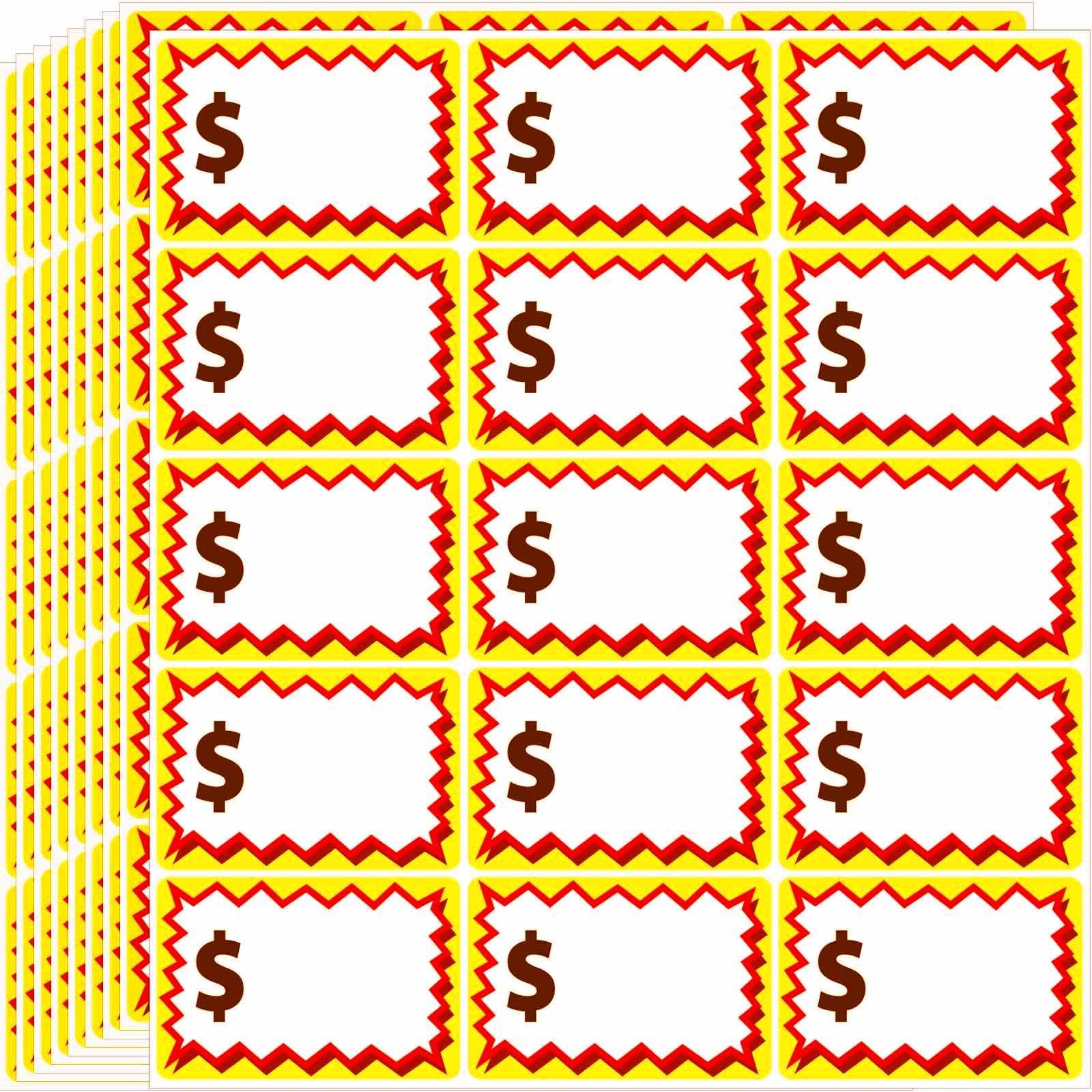 Amazon.com : Charles Leonard Sale Price Marking Labels, Blank Price ...