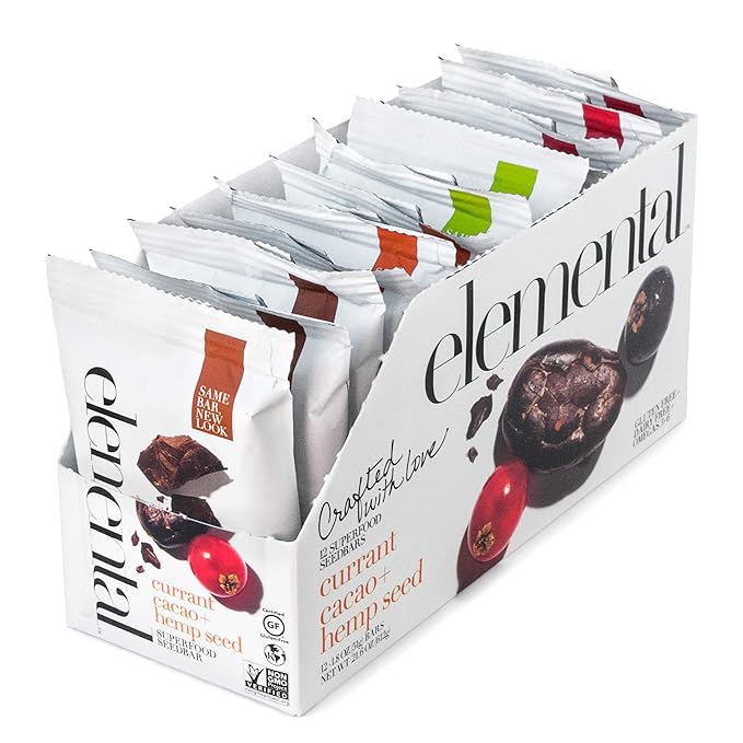 Amazon.com: Variety Pack! 12 Seedbars by Elemental Superfood ...