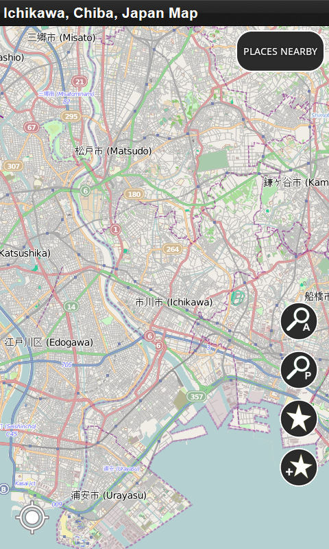 Ichikawa, Chiba, Japan - Offline Map - App on Amazon Appstore
