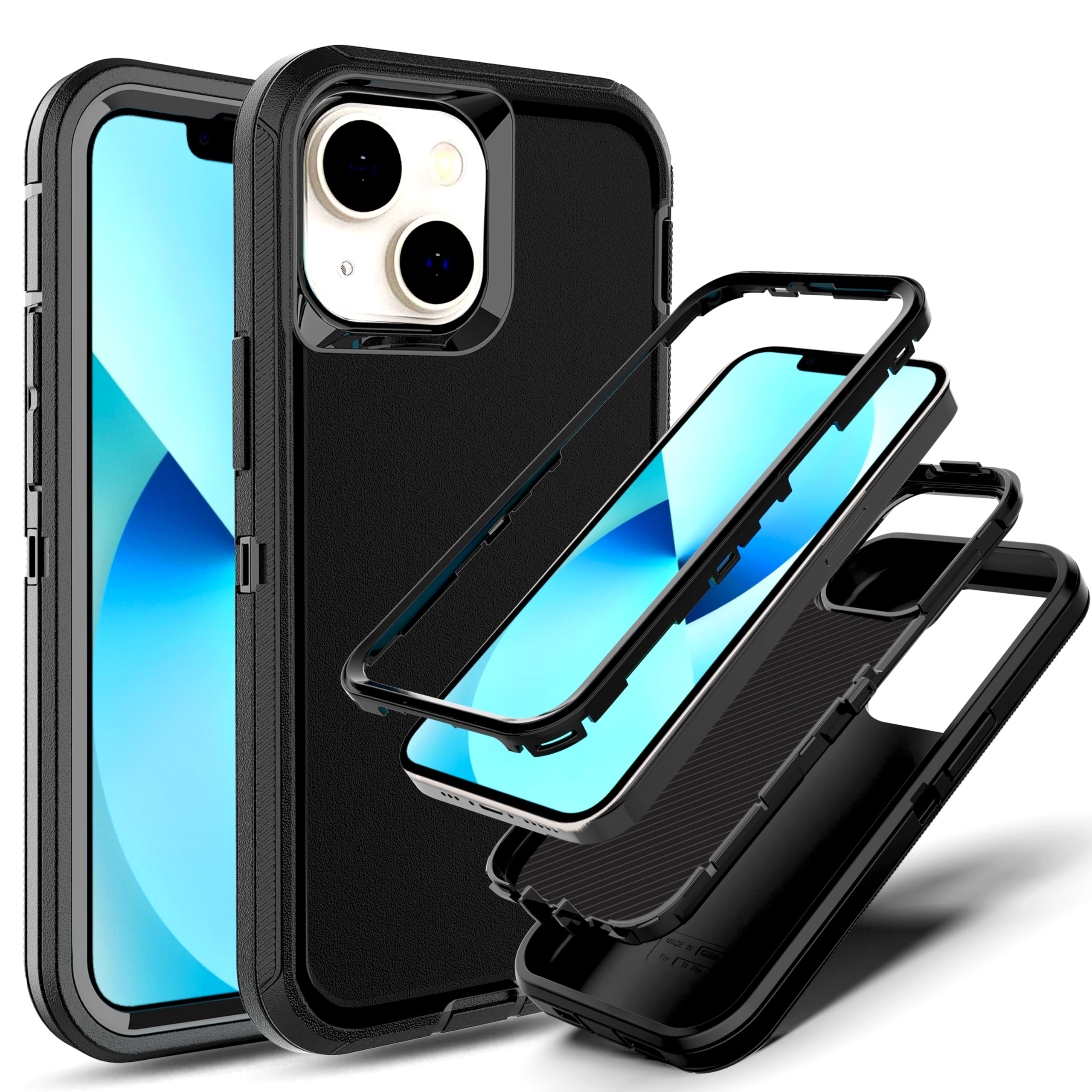 Amazon.com: YmhxcY for iPhone 12 Mini / 13 Mini Case Shockproof ...