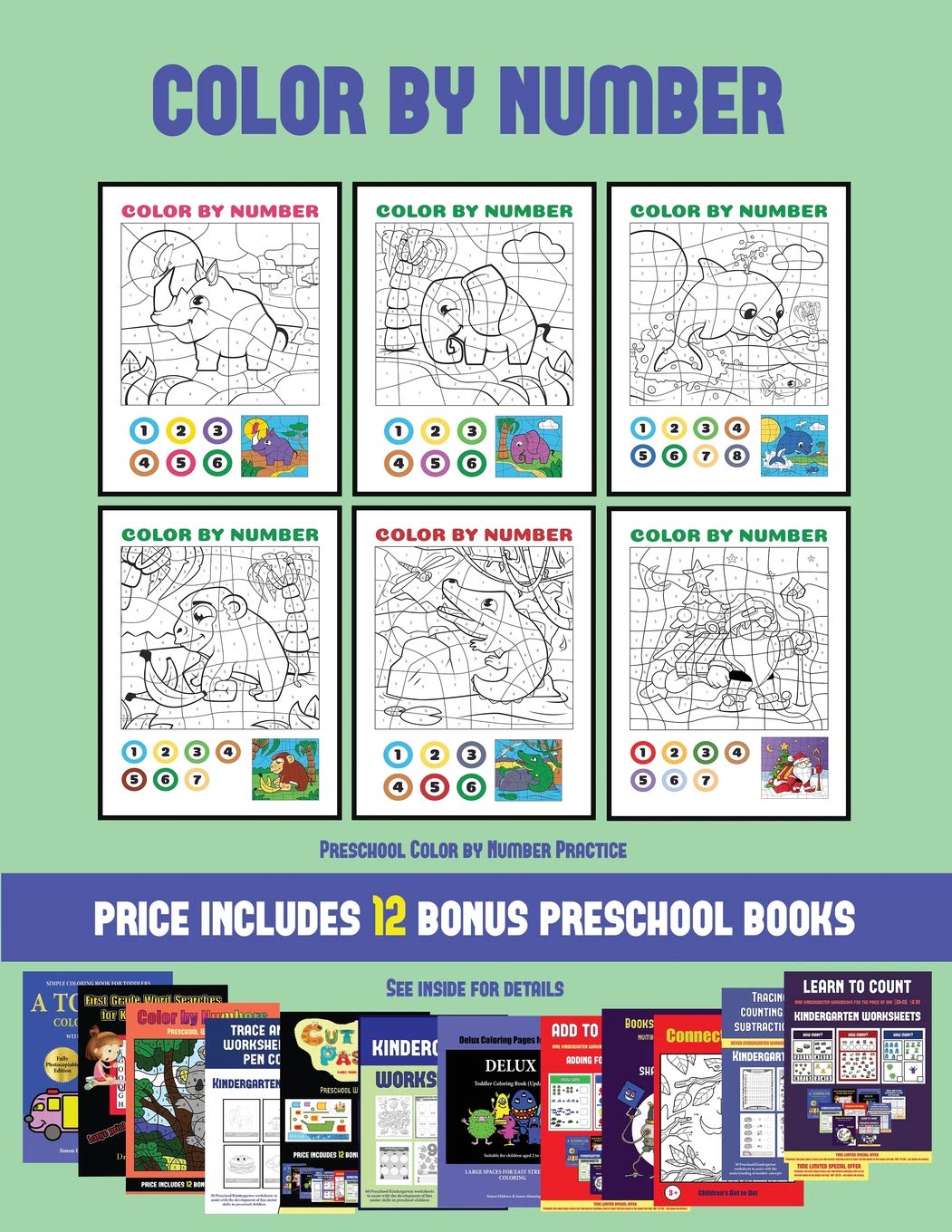 Preschool Color By Number Practice Color By Number 20 Printable ...