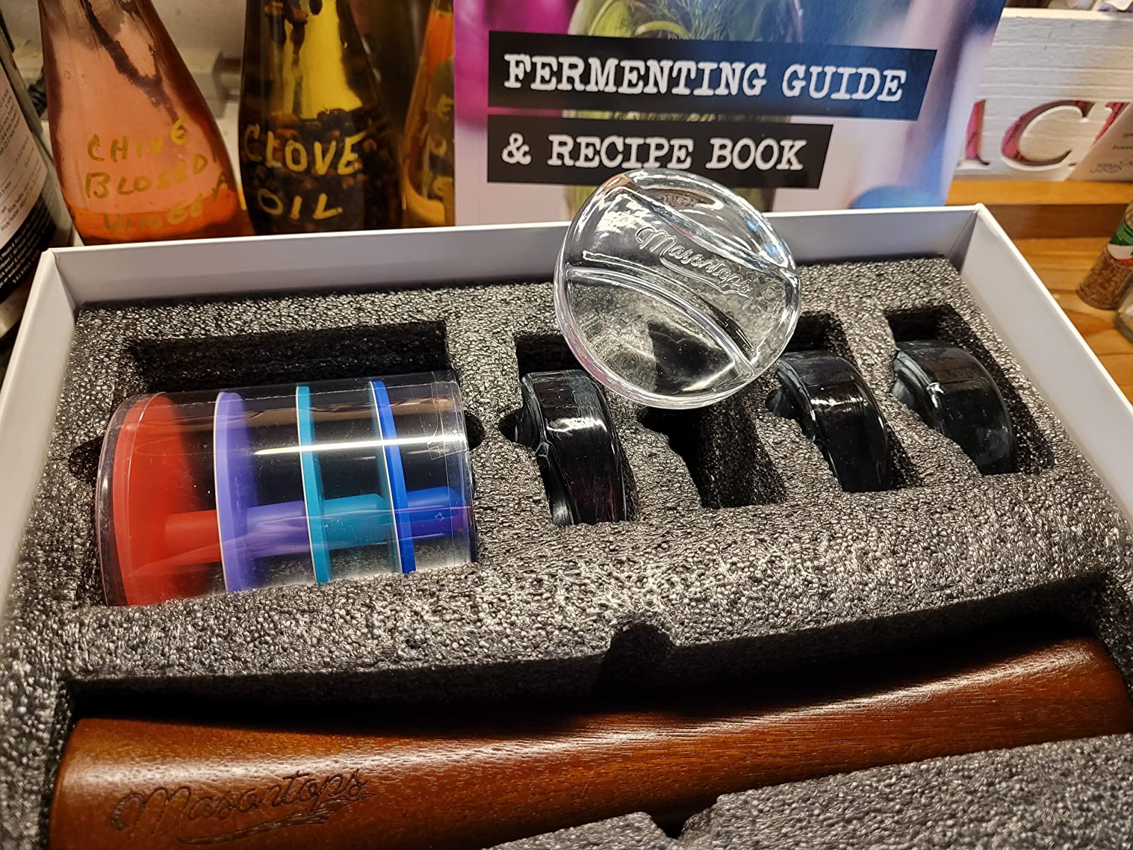 $8/mo - Finance Masontops Complete Mason Jar Fermentation Kit - Easy ...