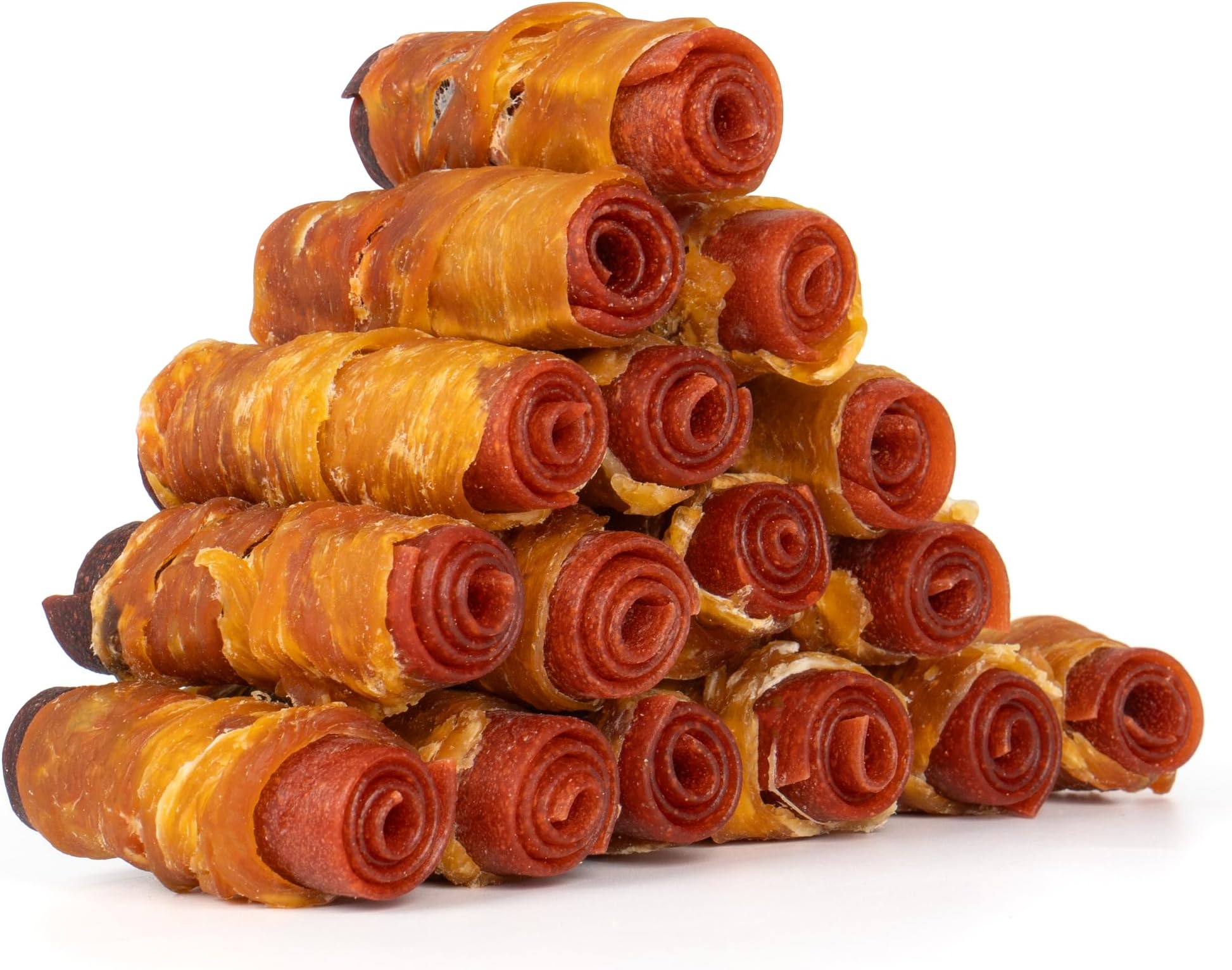 Amazon.com : MON2SUN 5 Inch Rawhide Twist Chicken Hide Sticks 40 Count ...