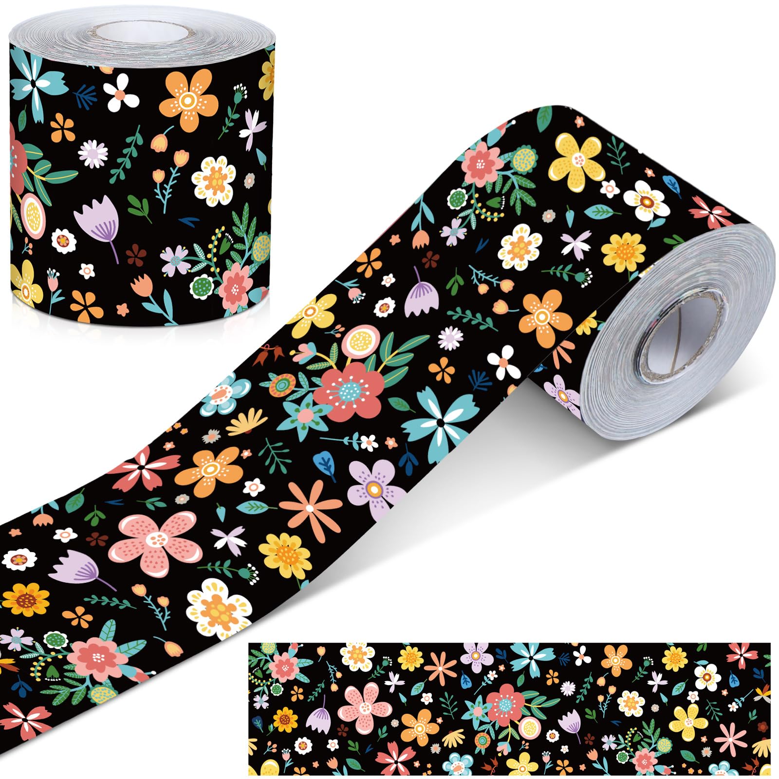 Snapklik.com : 65.6 Feet Wildflower Bulletin Board Borders, Classroom ...