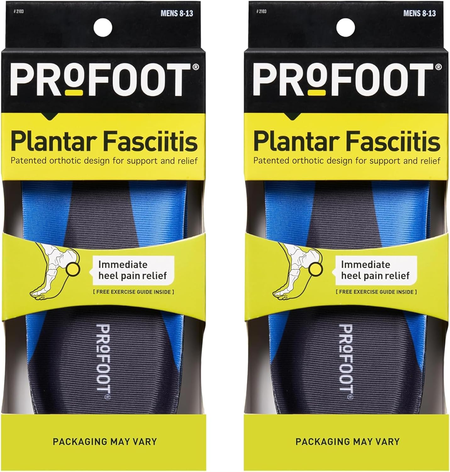 PROFOOT Paire de semelles orthopédiques pour fasciite plantaire Femme ...