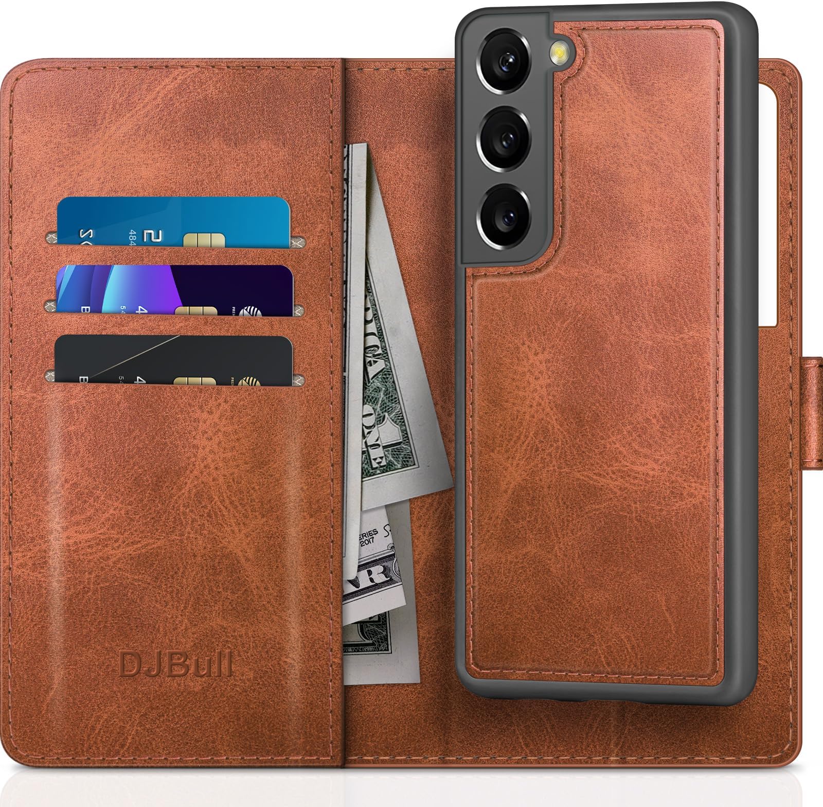 Amazon.com: Defencase for Samsung Galaxy S22 Plus/ S22+ Wallet Case, for Samsung S22 Plus Case ...