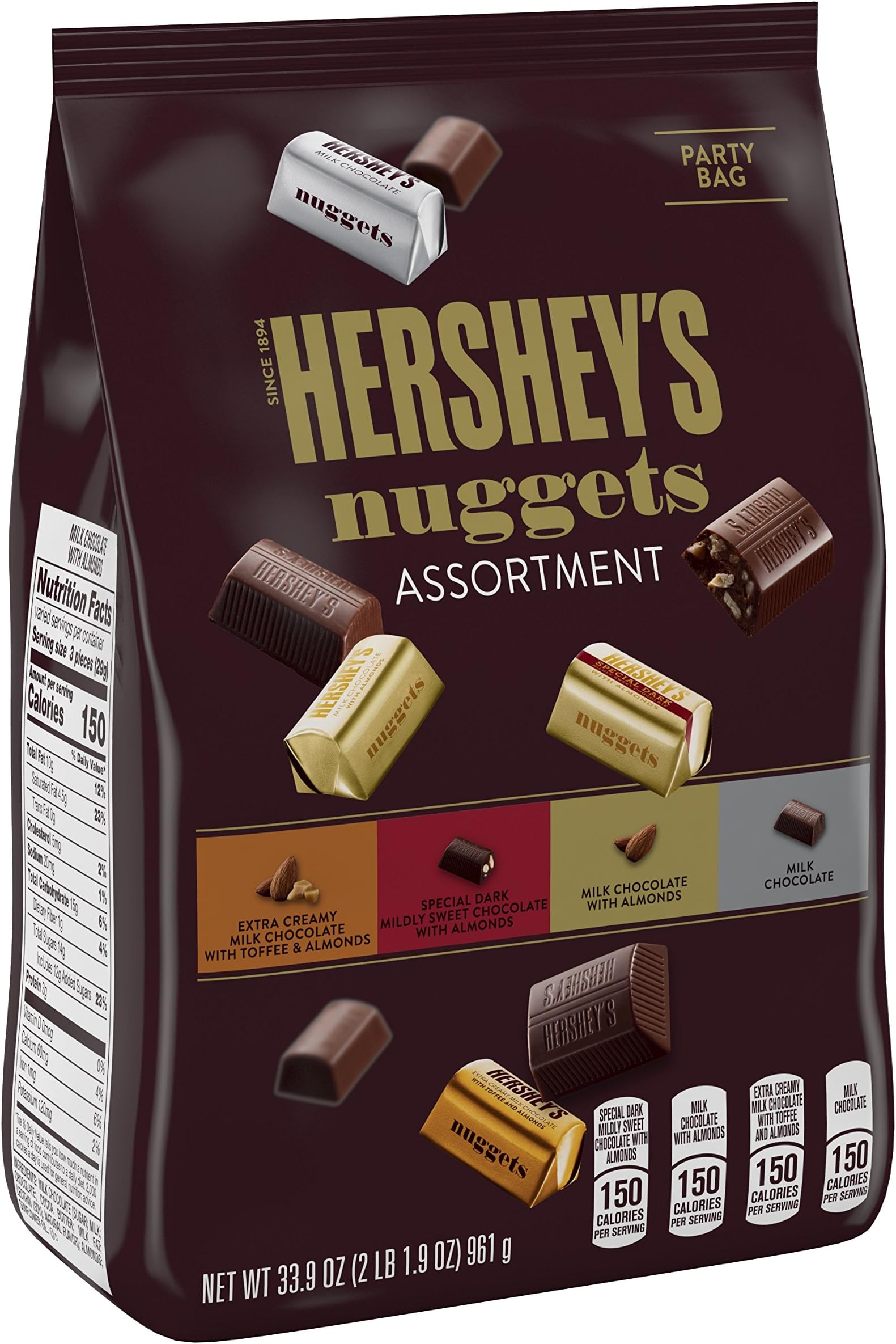 Amazon.com: Hershey's Nuggets Chocolates Assortment, 38.5 oz, Old ...