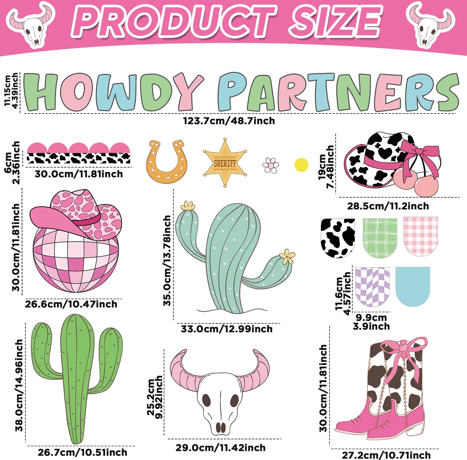 Snapklik.com : Western Cowgirl Bulletin Board Set Western Theme ...