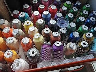 New brothread 63 Brother Colors Polyester Embroidery Machine Thread Kit ...