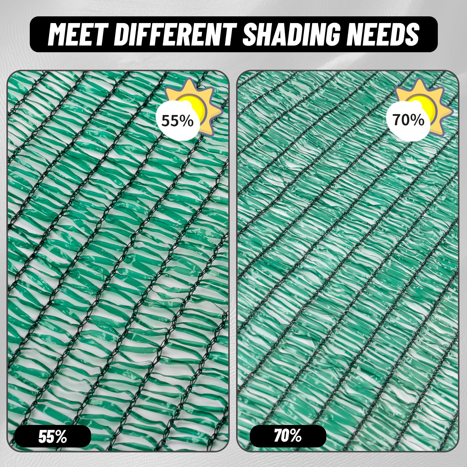 Snapklik.com : Cool Area 70% Sun Shade Cloth Mesh Tarp