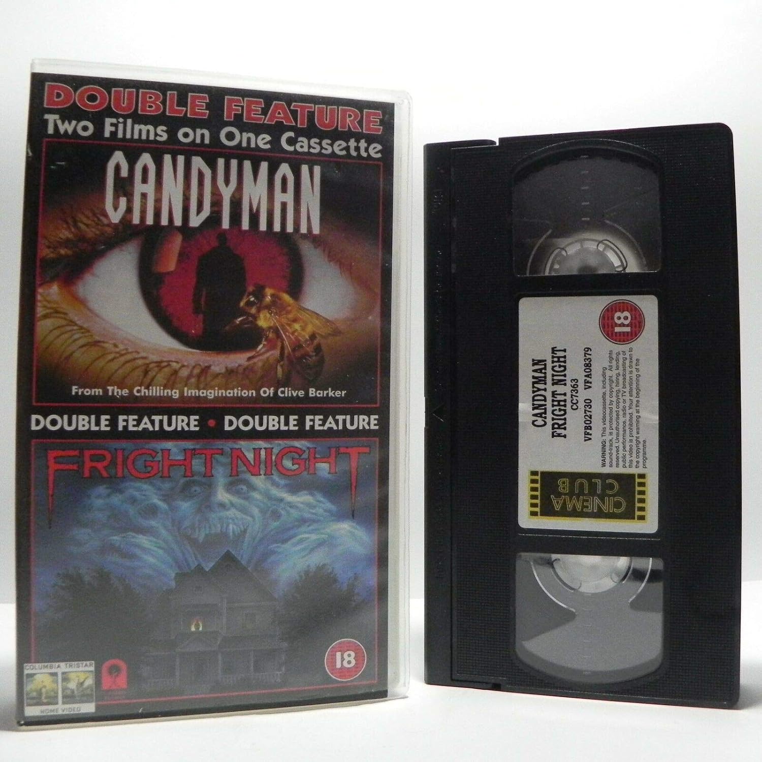 Candyman/Fright Night [VHS] : Virginia Madsen, Tony Todd, Xander ...