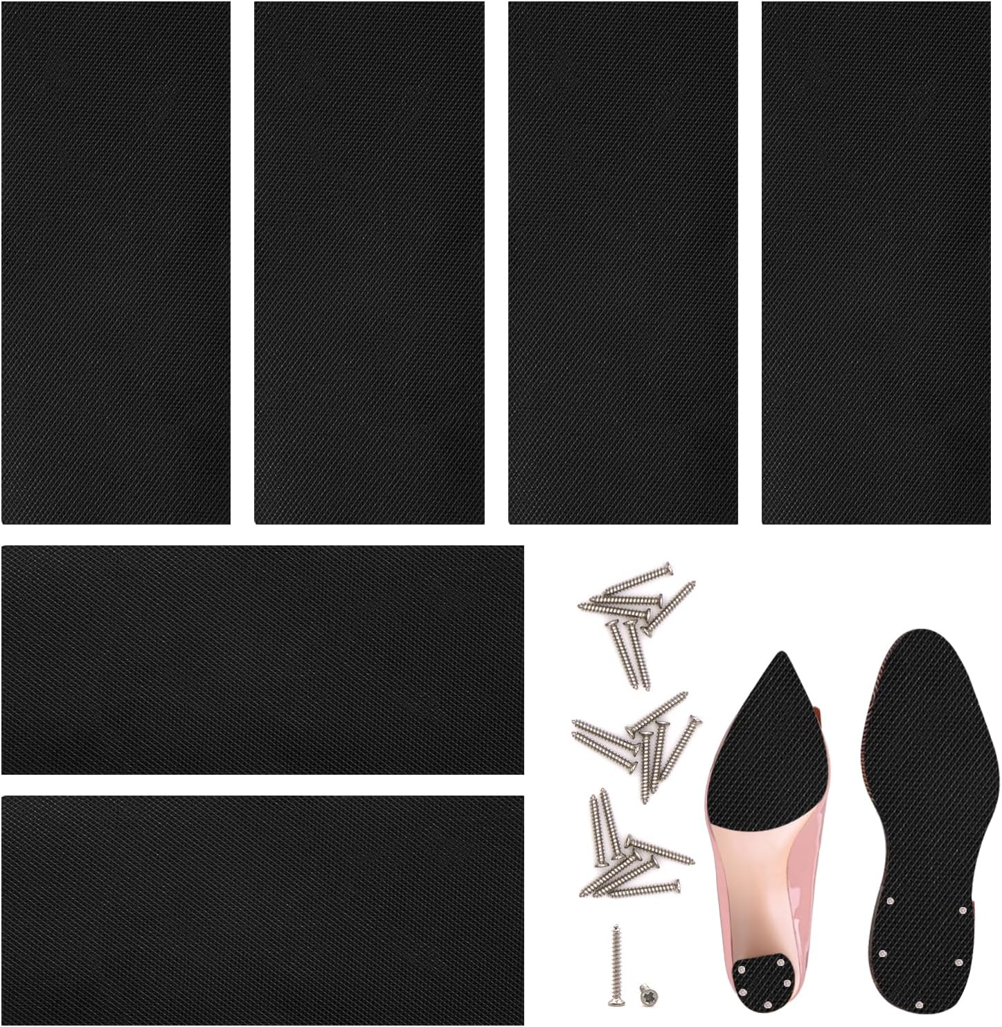 Amazon.com: Shoe Sole Protectors 6 Pcs Self Adhesive Rubber Shoe Bottom ...