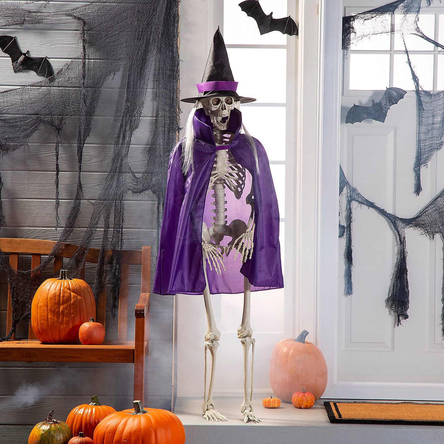Amazon.com: Fun Express Large Posable Skeleton Witch Outfit : Toys & Games