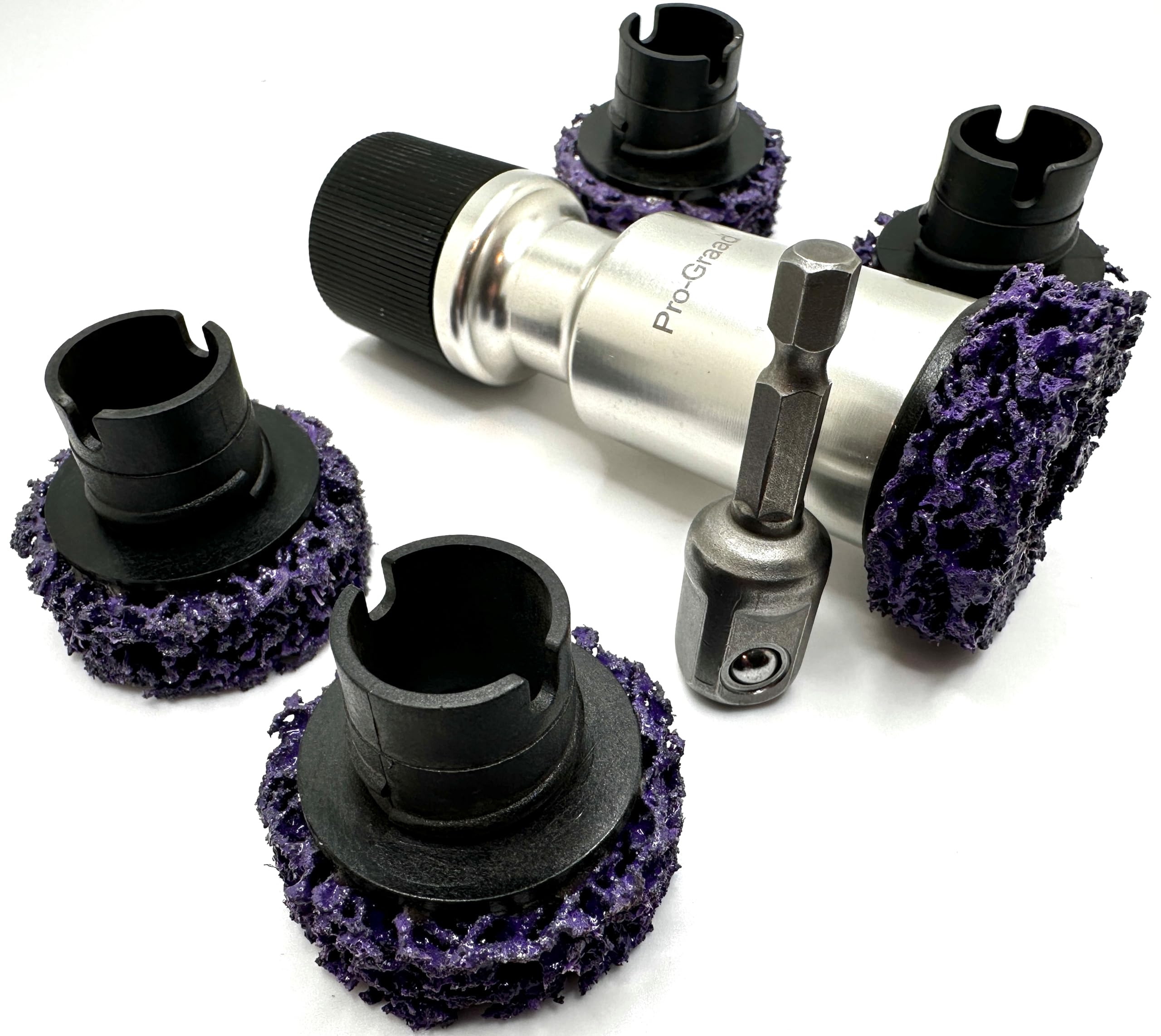 Amazon.com: Pro-Graad 7 Piece 1-1/2” Brake Hub Cleaning Disc Kit ...