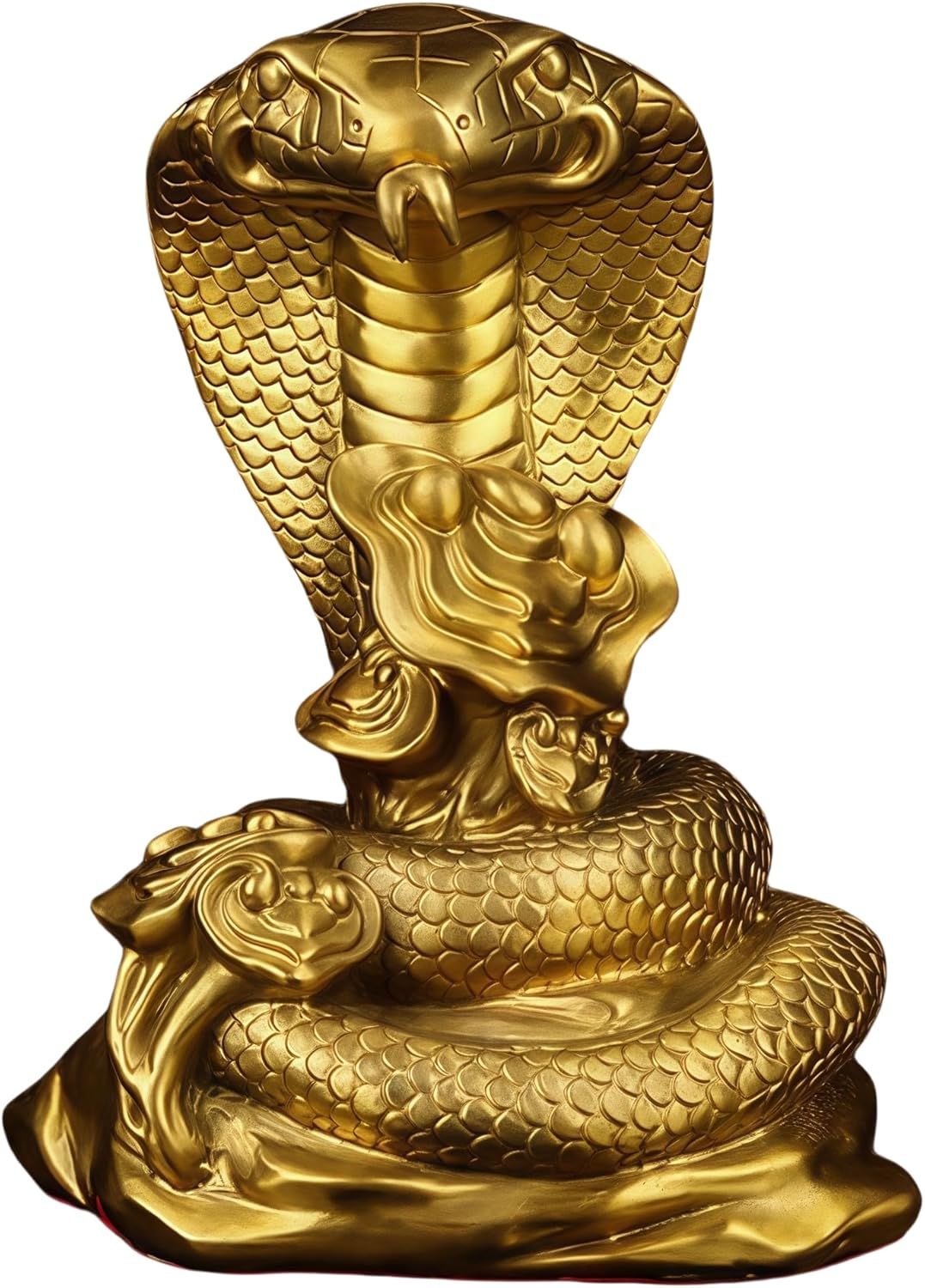 Amazon.com: Top Brass Snake Statue & Figurine, Snake Gift & Decor, Fake ...