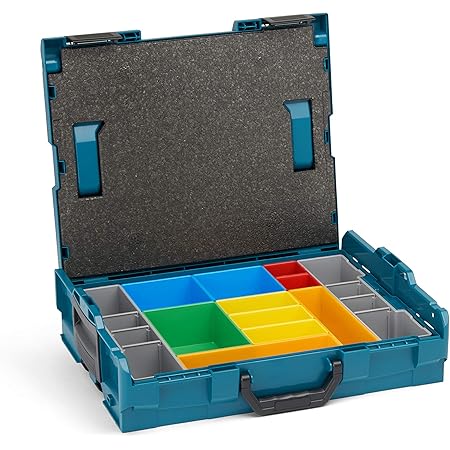 Bosch Sortimo L-Boxx 102 grün inkl. Insetboxenset H3 + Deckelpolster ...
